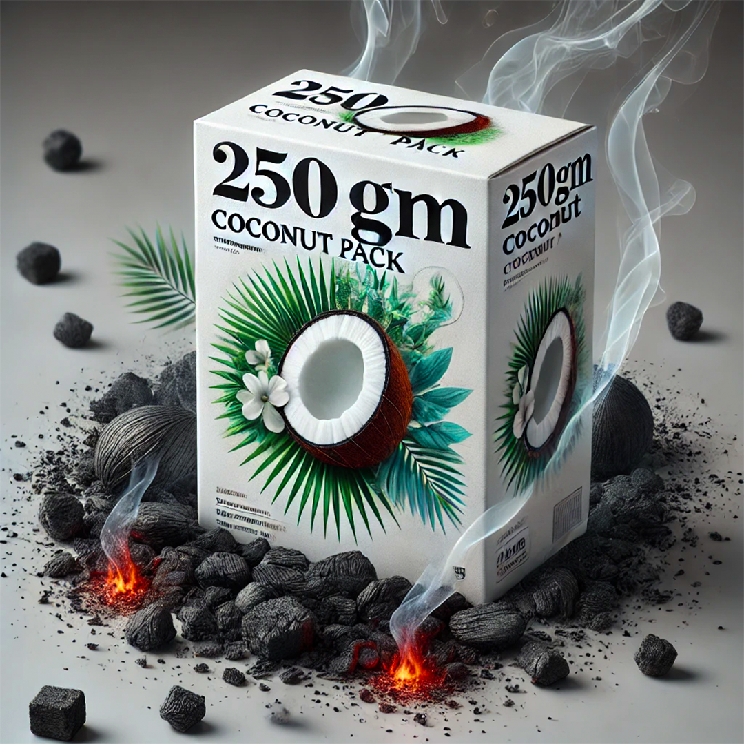Hookah Coconut Coal 250g Packs – shopdop.in