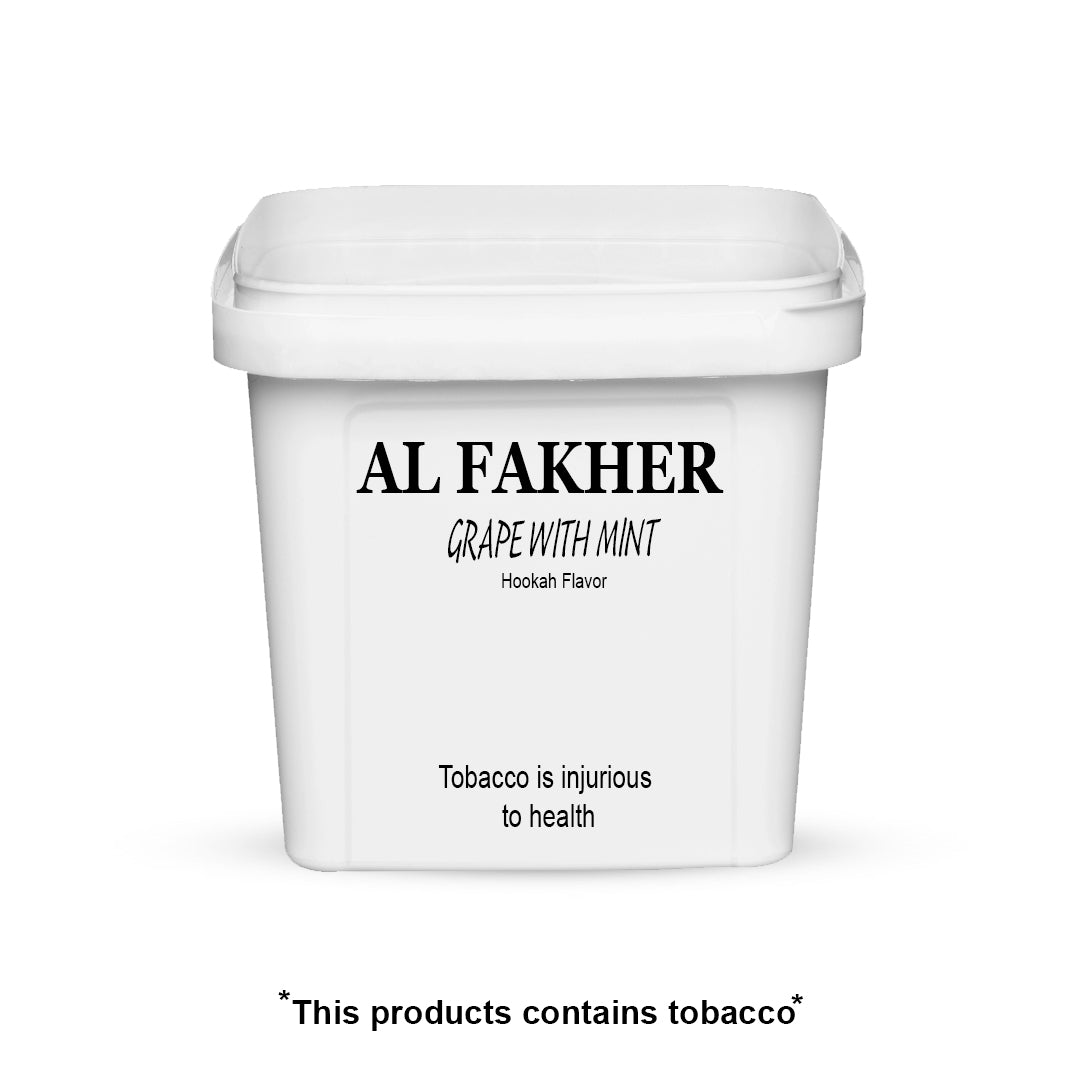 Buy Al Fakher Grape with Mint Hookah Flavor - 1kg Bucket – shopdop.in