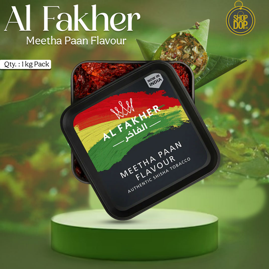 Buy Al Fakher Meetha Paan Hookah Flavor - 1kg Bucket – shopdop.in