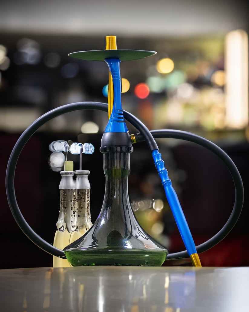 Buy Alpha MS Hookah - Blue | Best Selling Shisha – shopdop.in