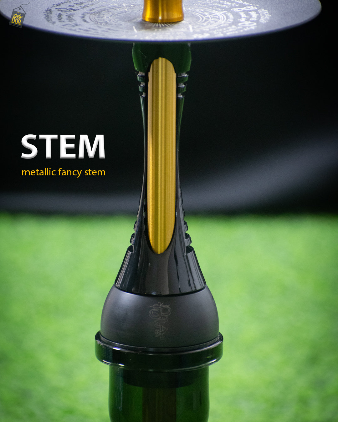 Buy Alpha MS Hookah - Black | Best Selling Shisha – shopdop.in