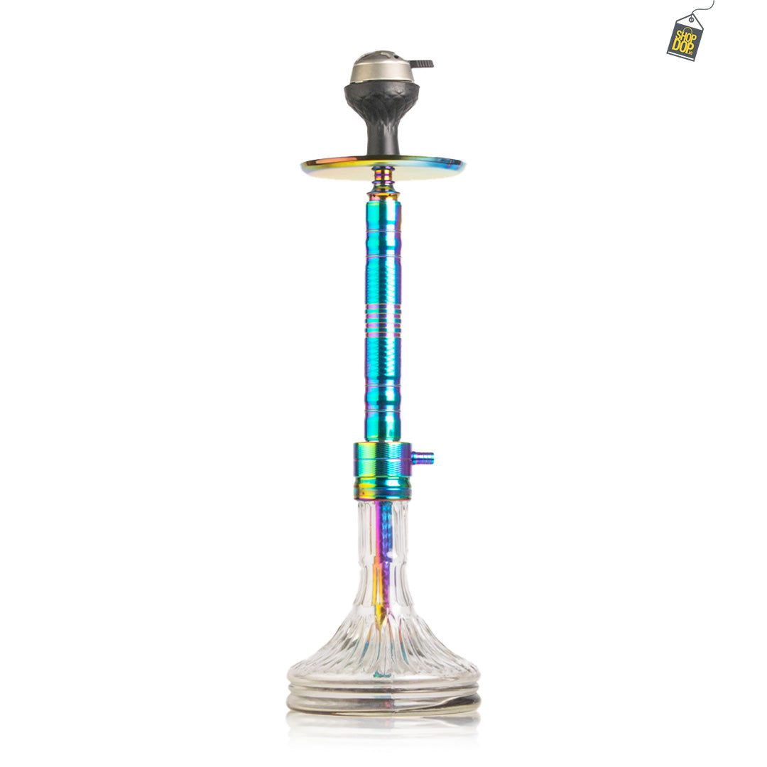 Buy VG France Attack Hookah with Bag - Rainbow Stem / Transparent Base ...