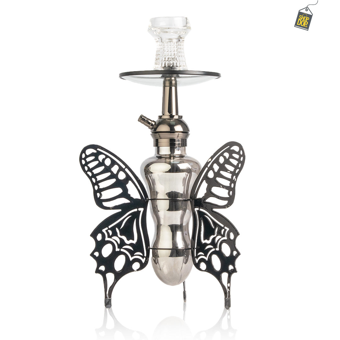Buy Betty Fly X-Function Hookah - Gun Metal | Dejavuu Shisha – shopdop.in