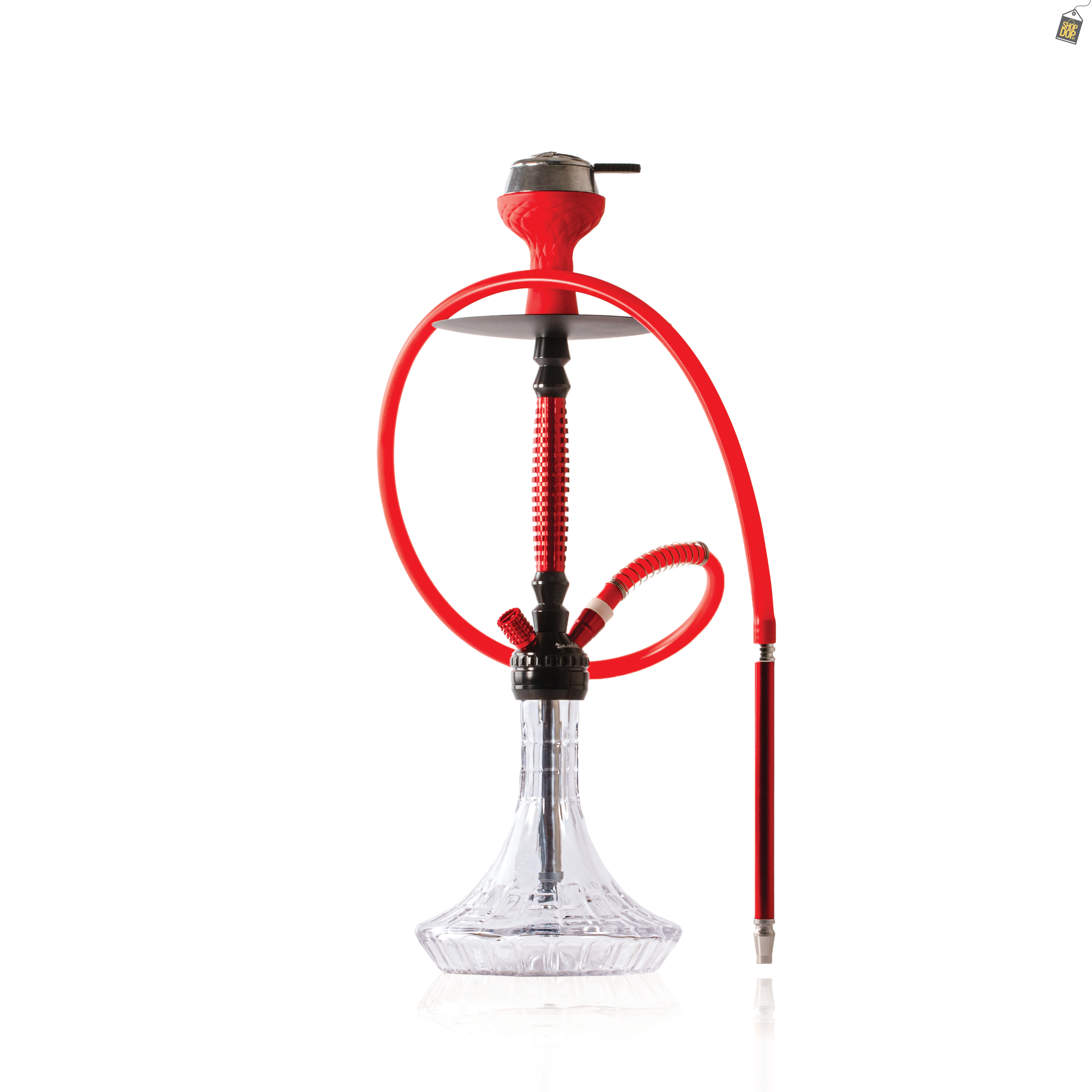Buy Buffer Hookah - Red | Al Akbar Shisha – shopdop.in
