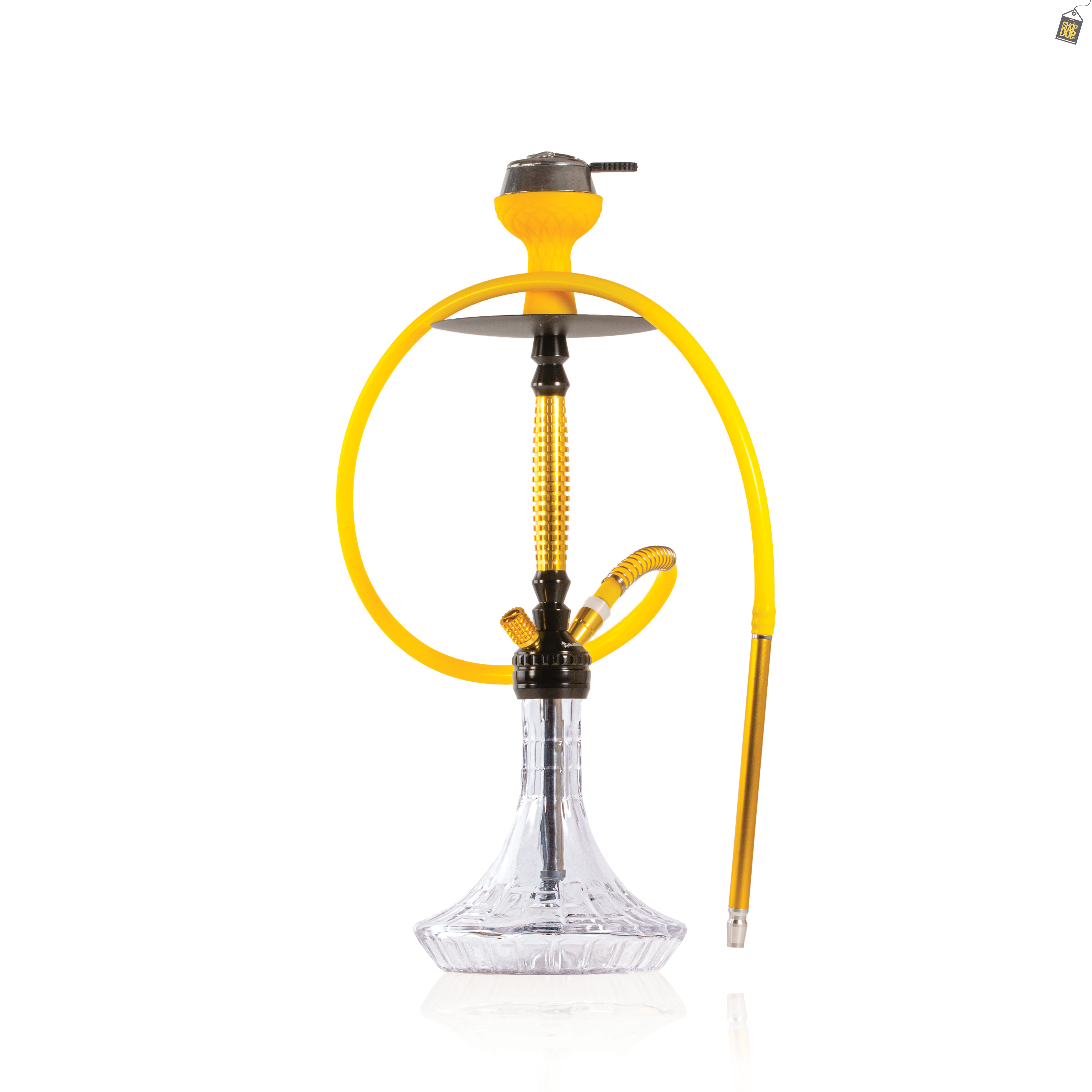Buy Buffer Hookah - Yellow | Al Akbar Shisha – shopdop.in