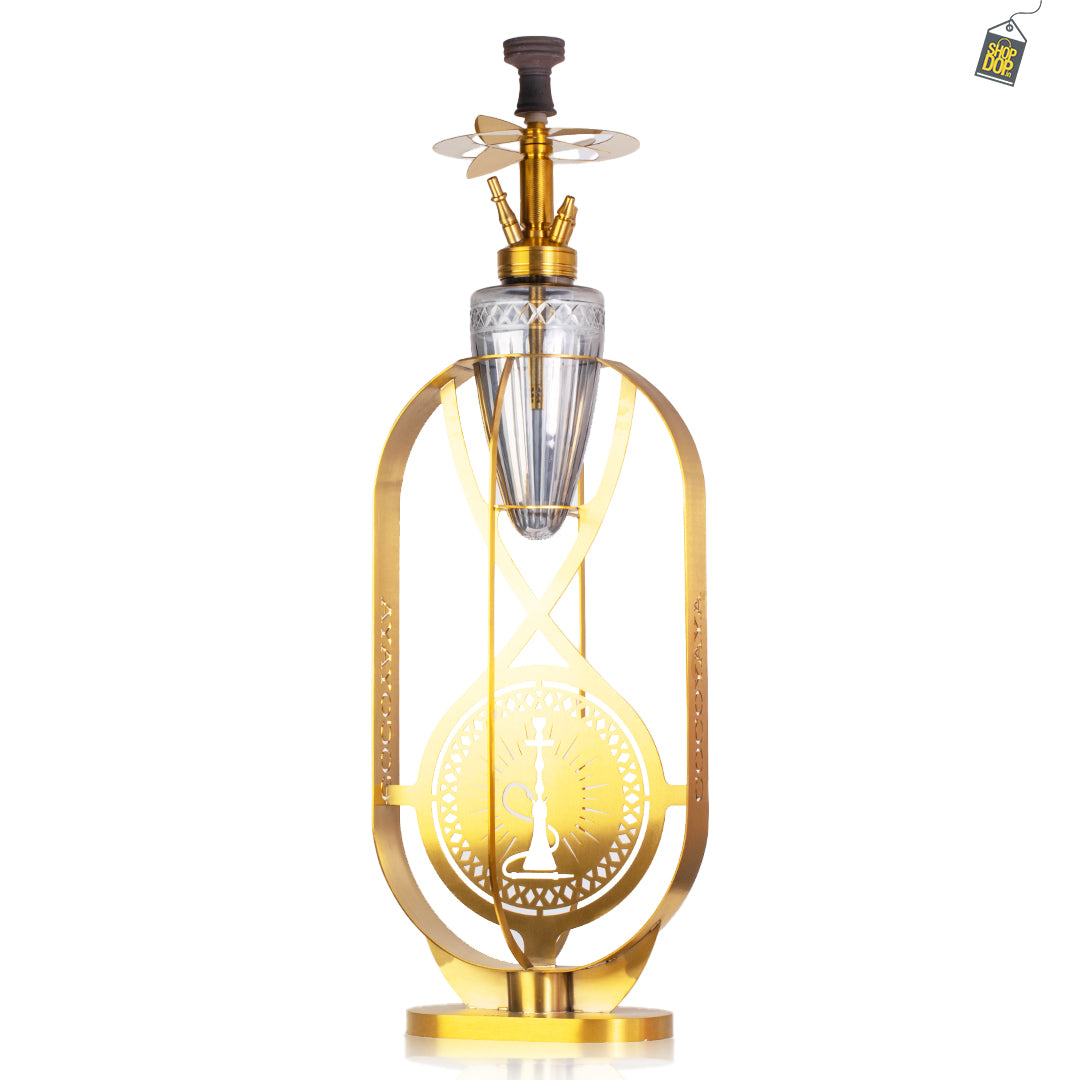 Buy COCOYAYA Opala Hookah - Golden – shopdop.in