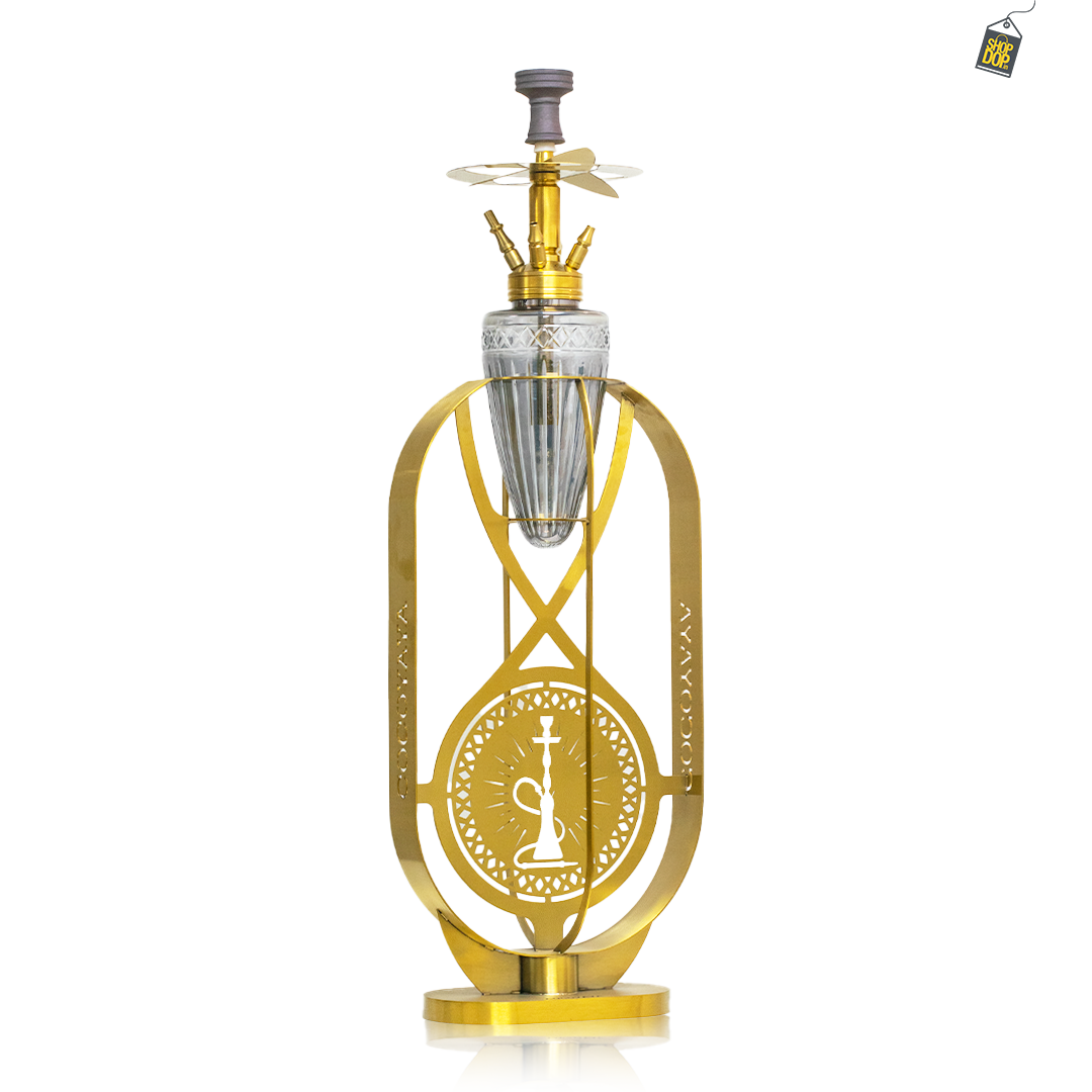Buy COCOYAYA Opala Hookah - Golden – shopdop.in