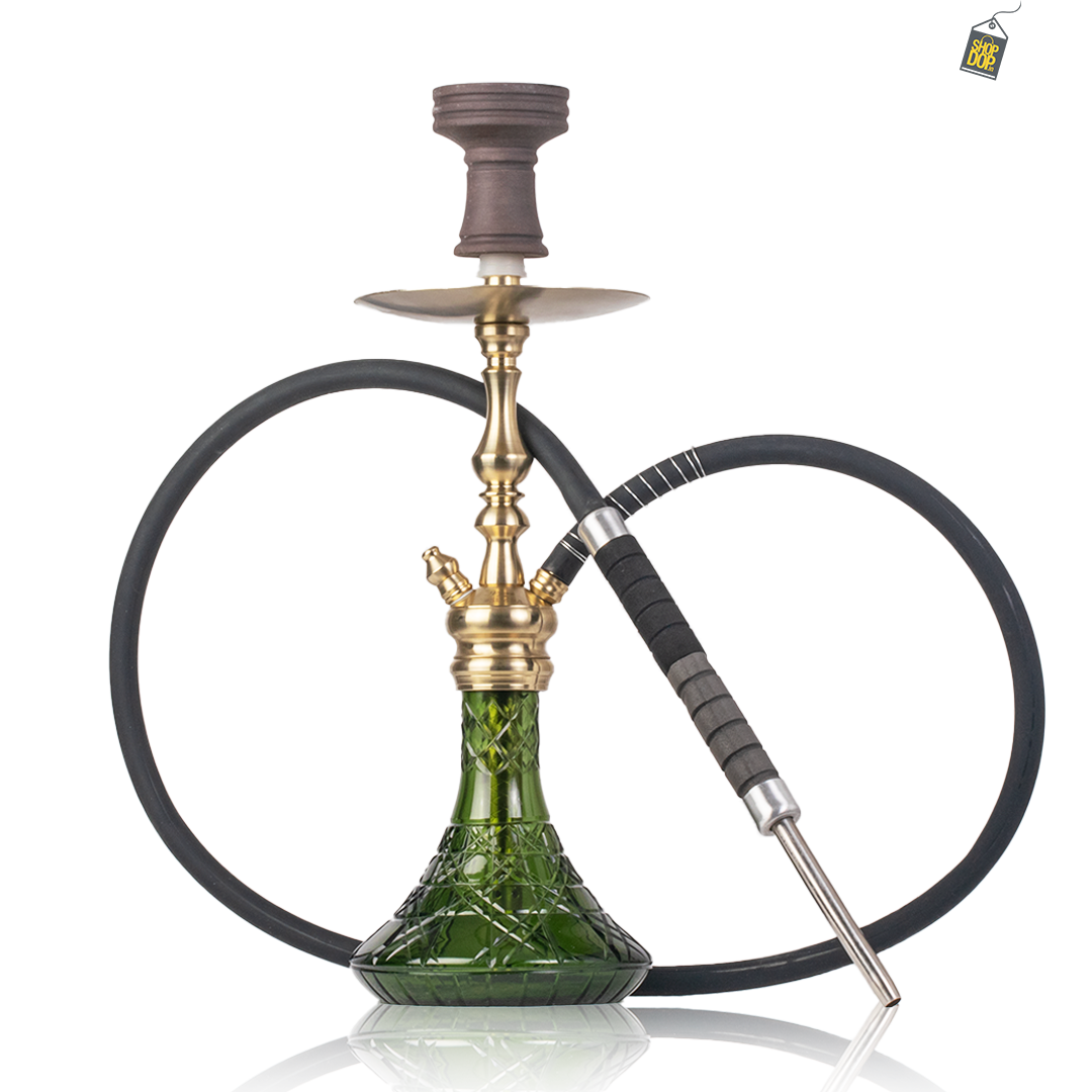 Buy COCOYAYA Simba Hookah - Light Green Base/Golden Stem – shopdop.in