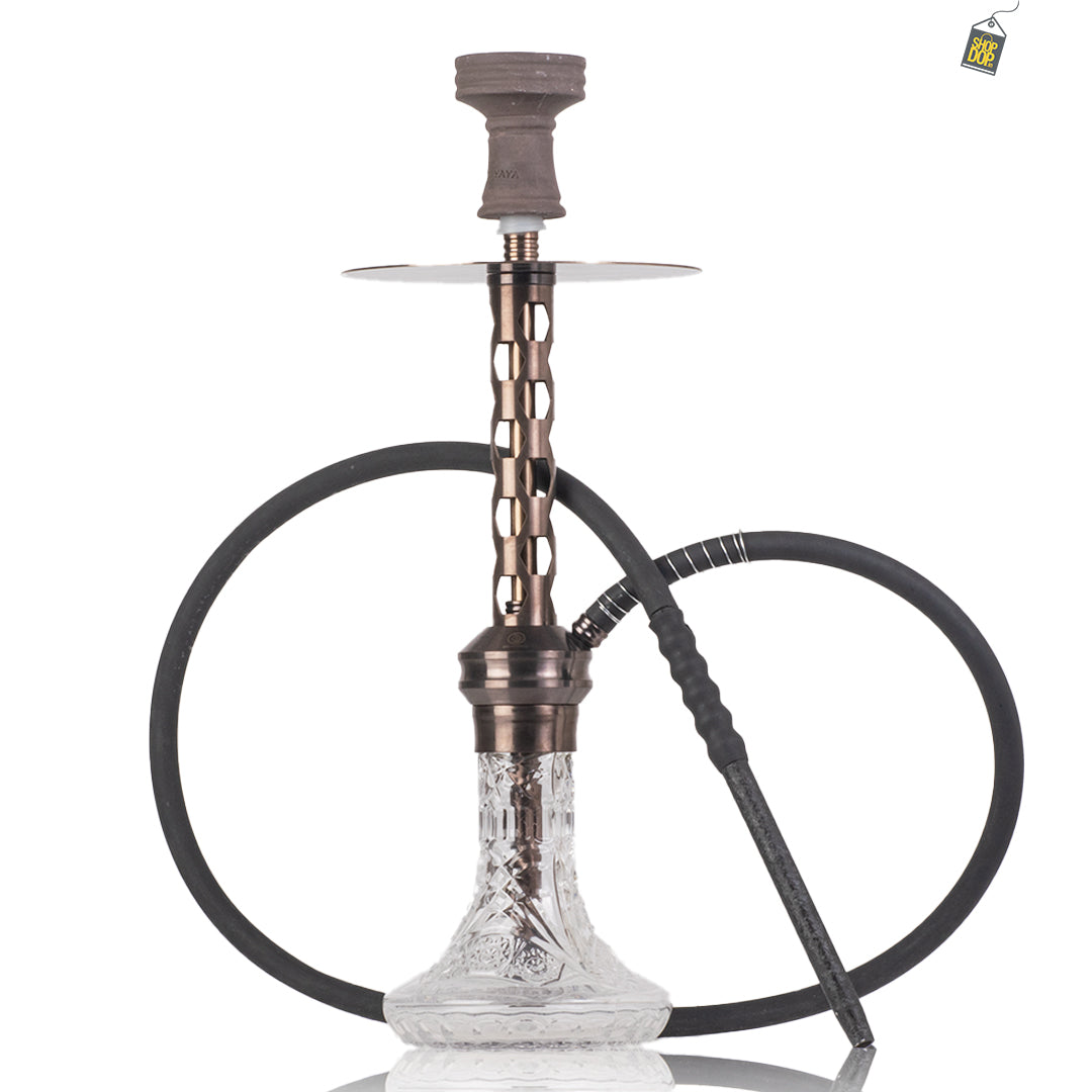 Buy COCOYAYA Valeria Hexa Hookah - Bronze Stem / Transparent Base ...