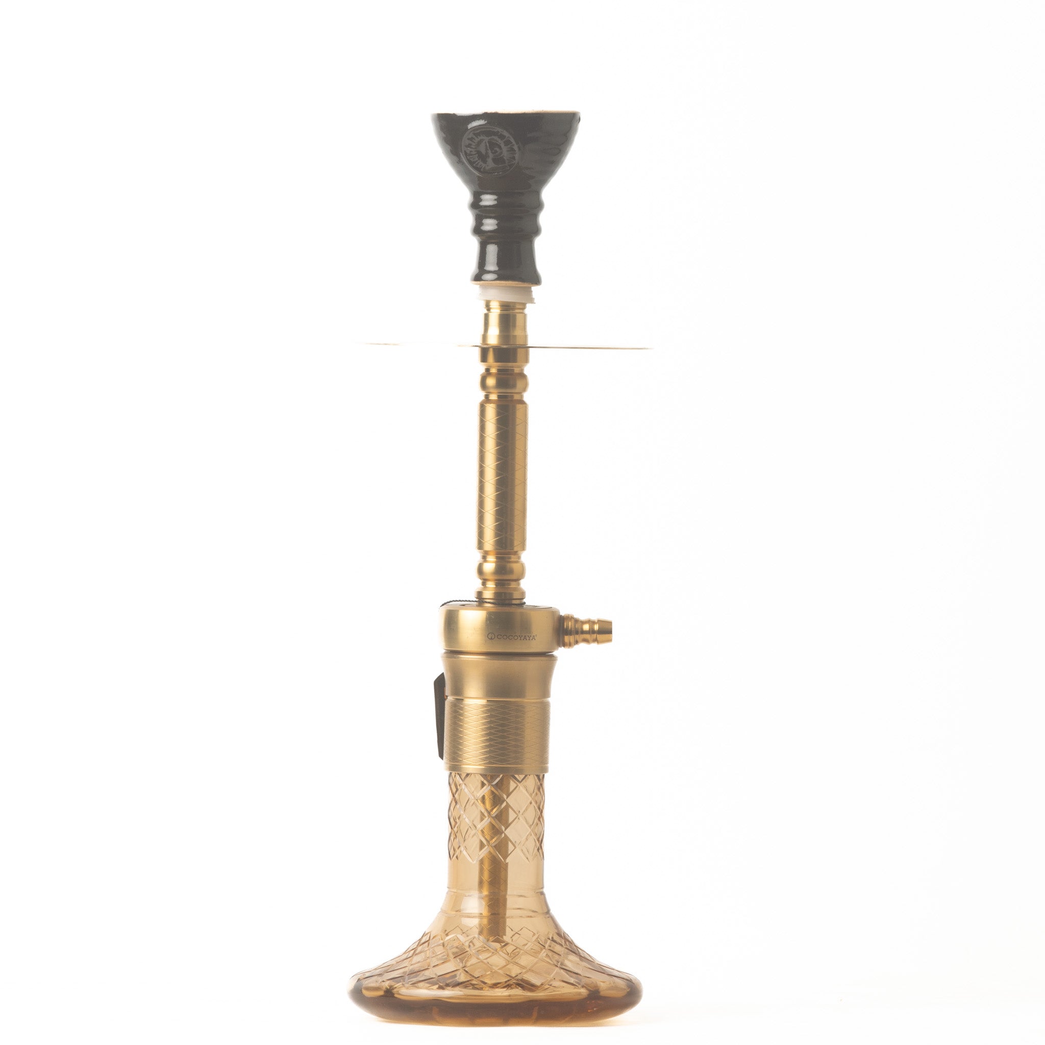 Buy COCOYAYA Lala Hookah - Amber Base/Golden Stem – shopdop.in
