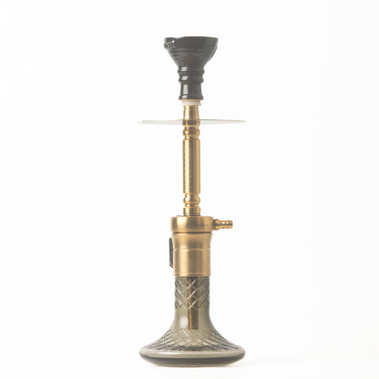 Buy COCOYAYA Lala Hookah - Grey Base/Golden Stem – shopdop.in