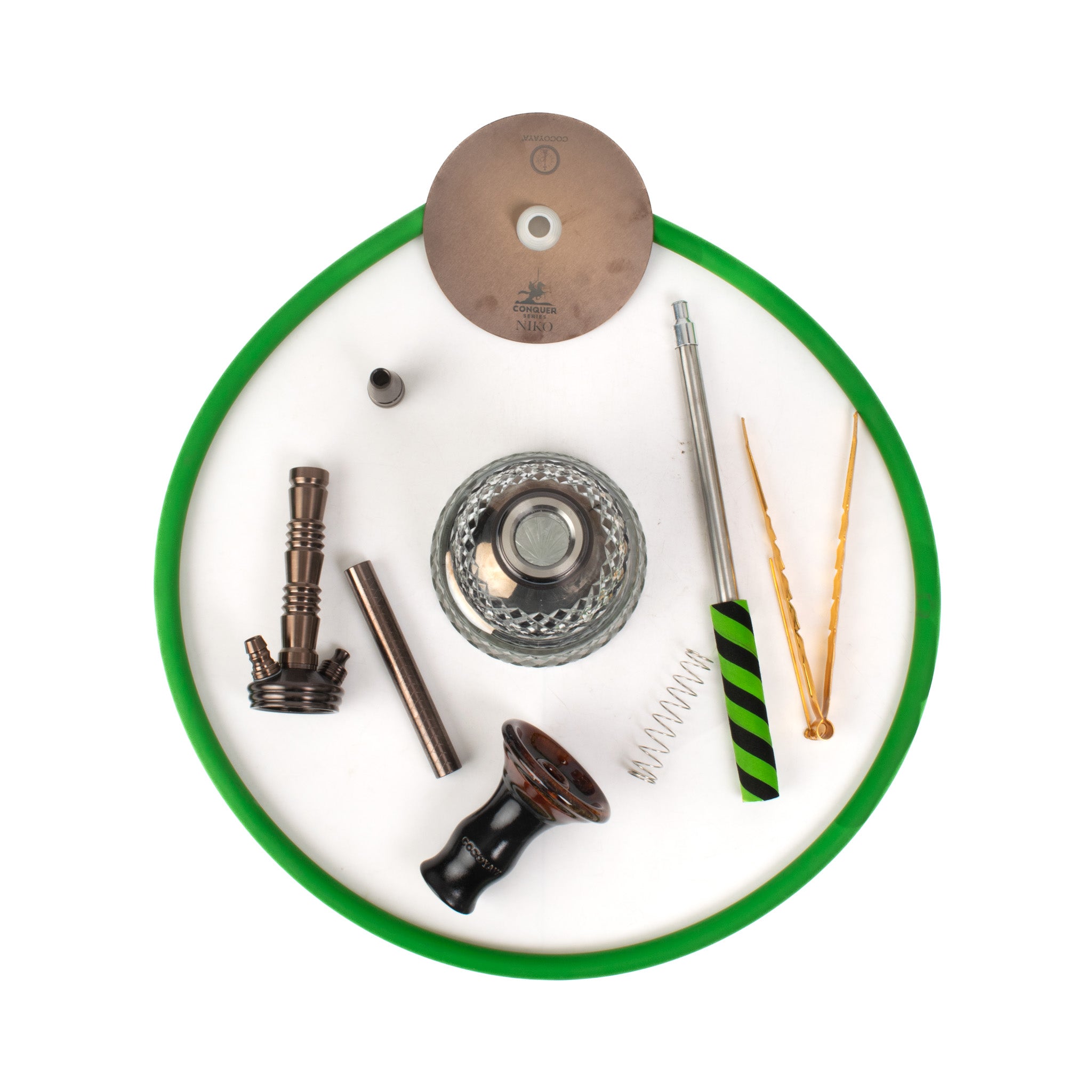 Buy COCOYAYA Niko Hookah (Conquer Series) - Bronze (Cut Glass Base ...