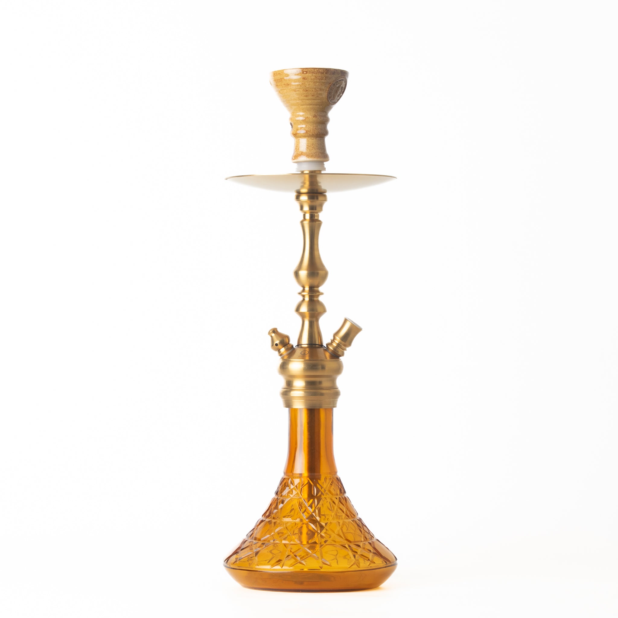 Buy COCOYAYA Simba Hookah - Amber Base/Golden Stem – shopdop.in