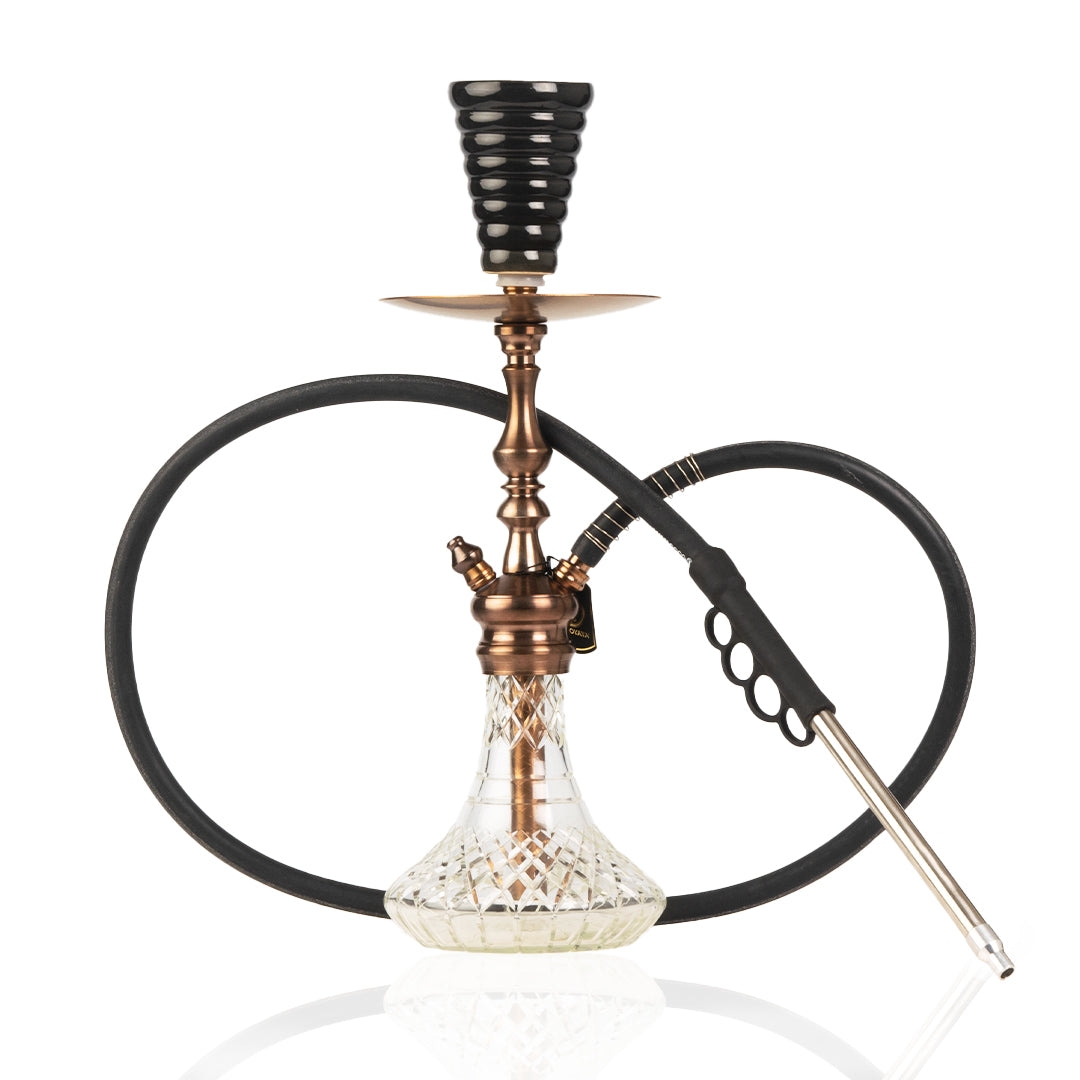 Buy COCOYAYA Simba Hookah - Transparent Base/Bronze Stem – shopdop.in
