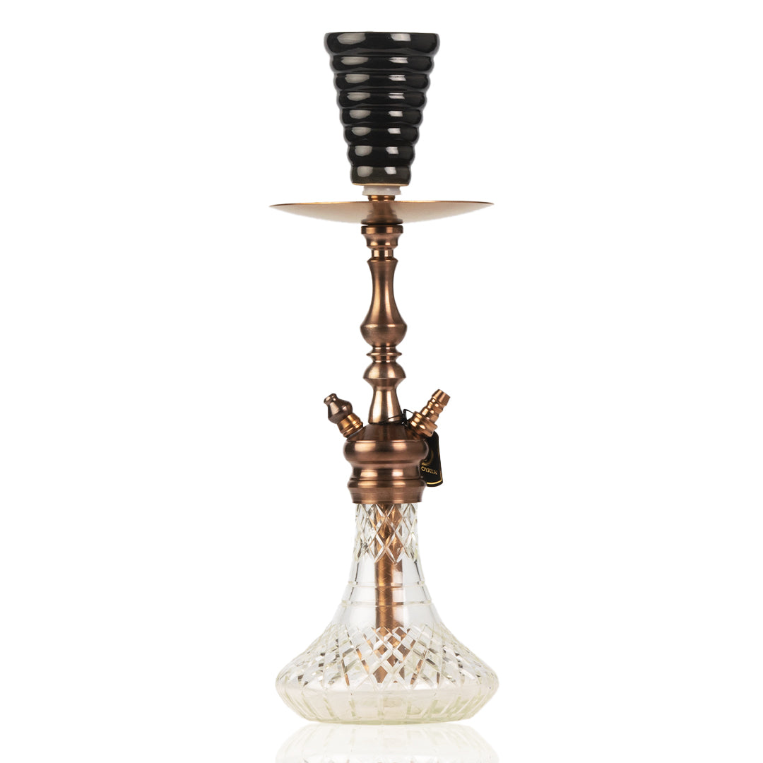 Buy COCOYAYA Simba Hookah - Transparent Base/Bronze Stem – shopdop.in