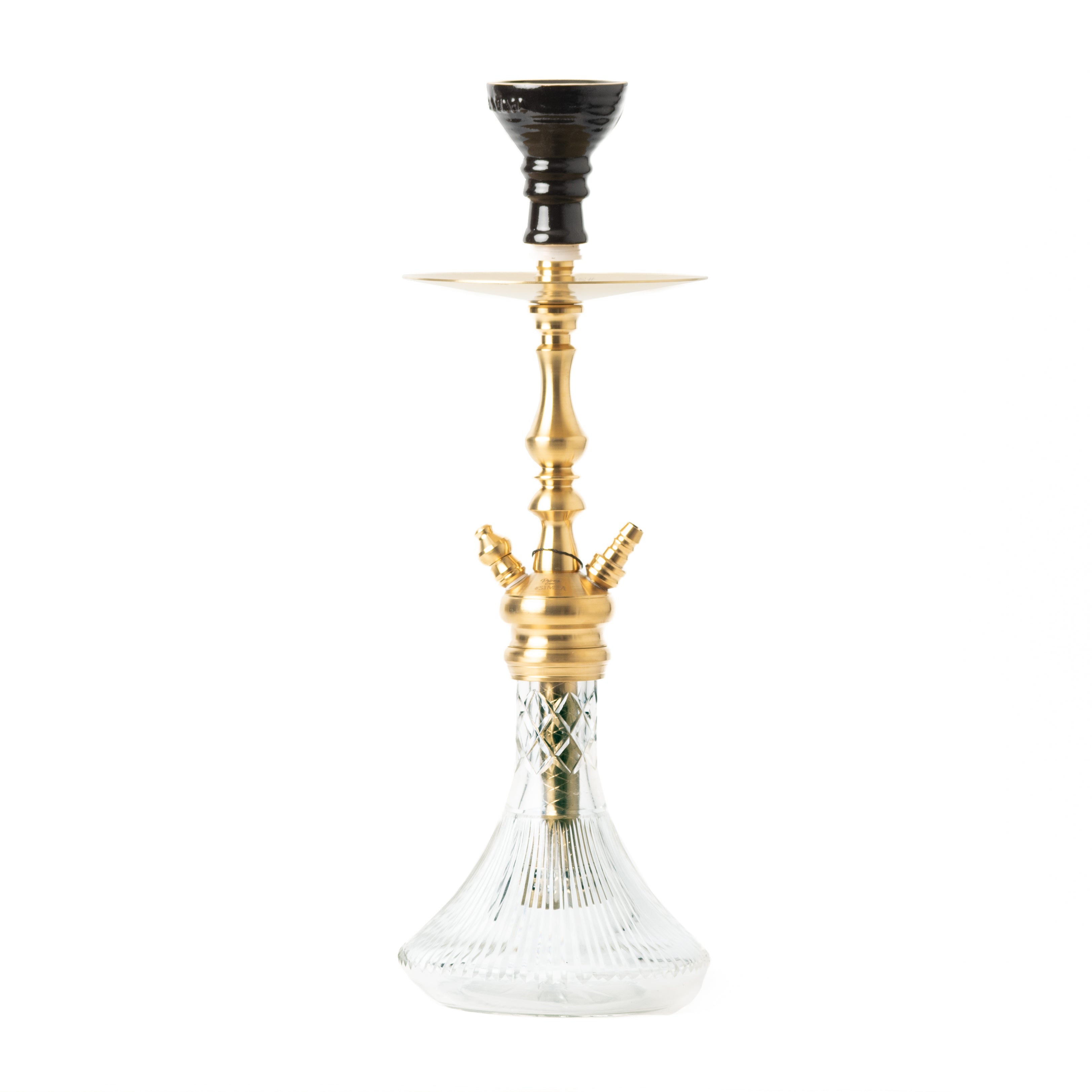 Buy COCOYAYA Simba Hookah - Transparent Base/Golden Stem – shopdop.in