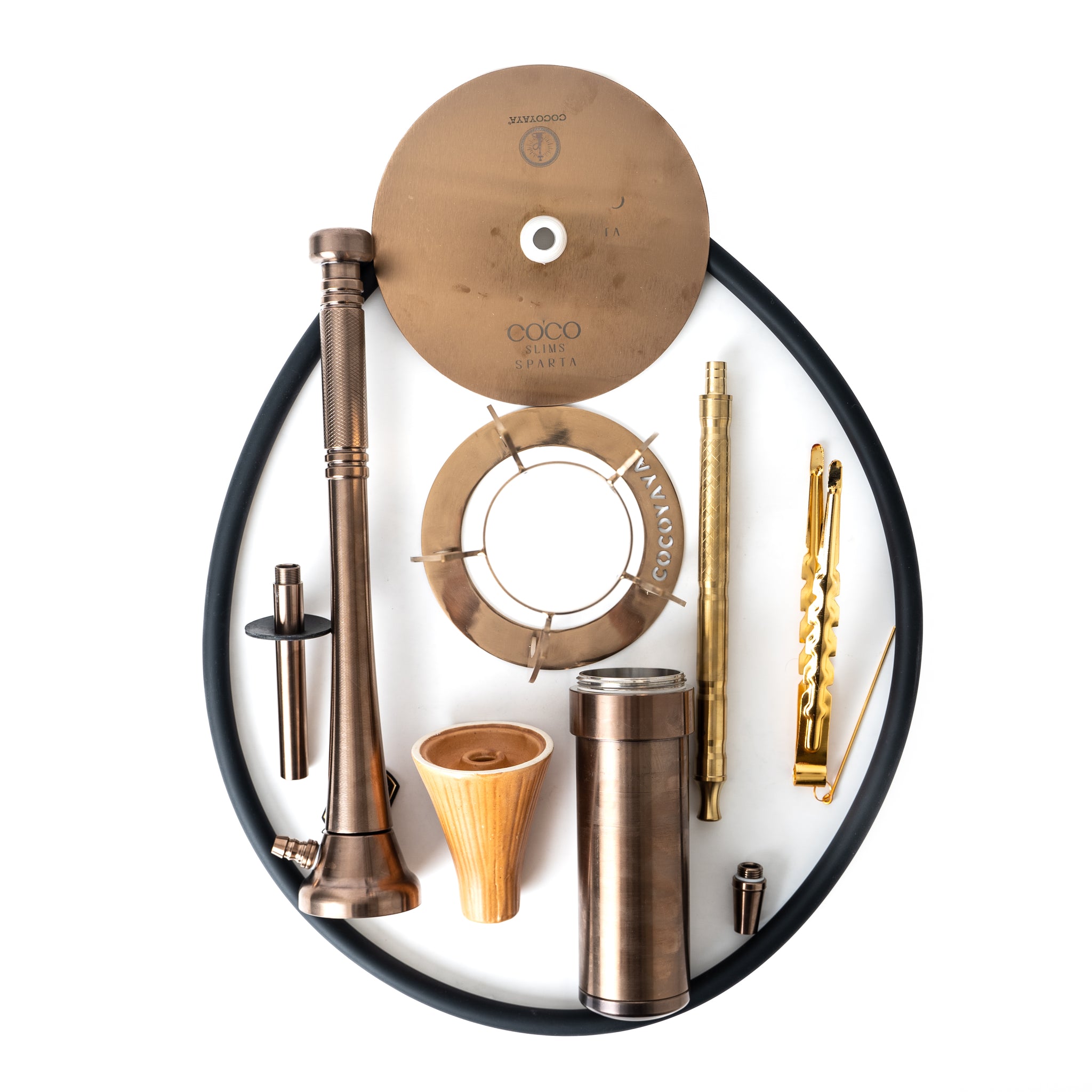 Buy COCOYAYA Slim Spade Hookah - Bronze – shopdop.in