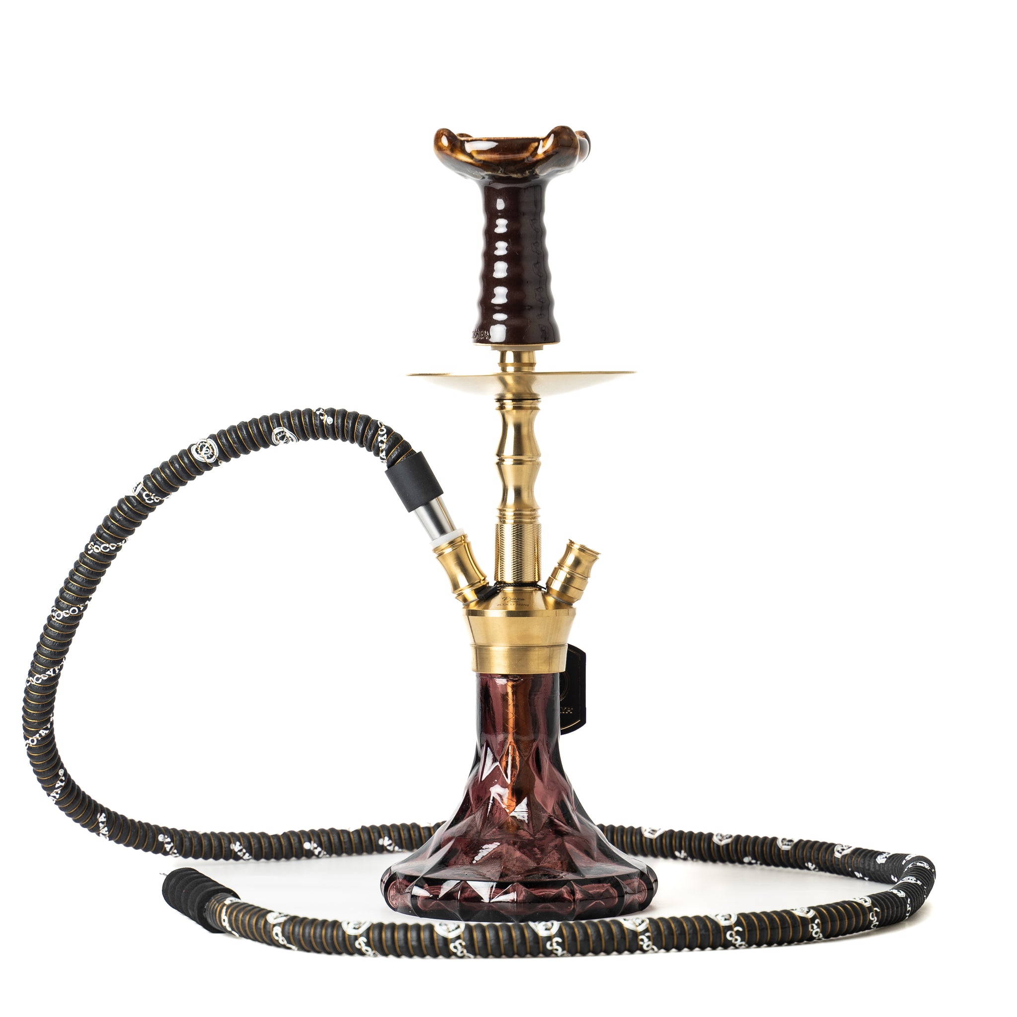 Buy COCOYAYA Coco Mini Hookah - Golden (Purple Base) – shopdop.in