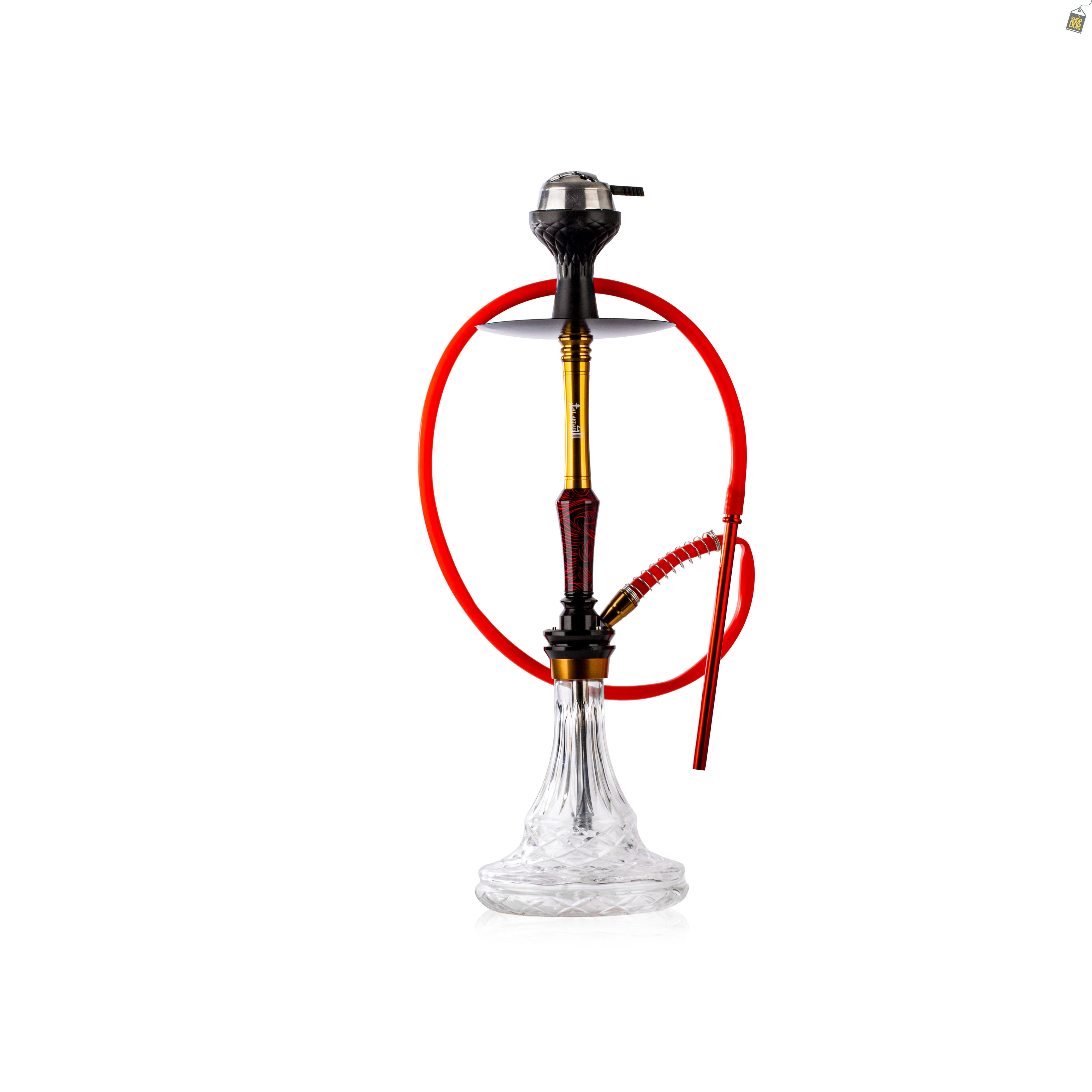 Buy Crimson X Hookah - Red | Al Akbar Shisha – shopdop.in