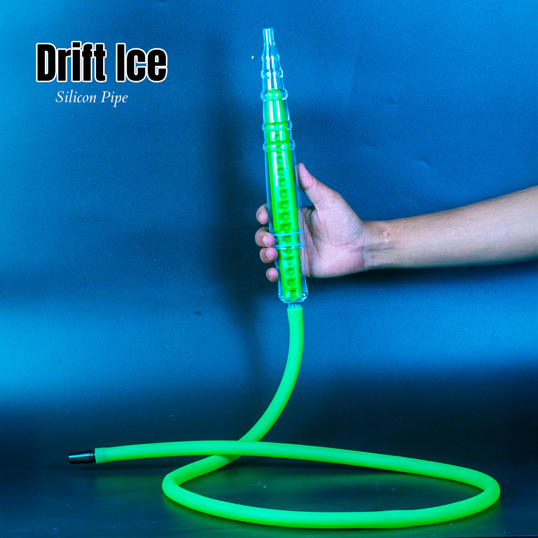 Buy Drift Ice Hookah Silicon Pipe (Freeze Pipe) - Green – shopdop.in