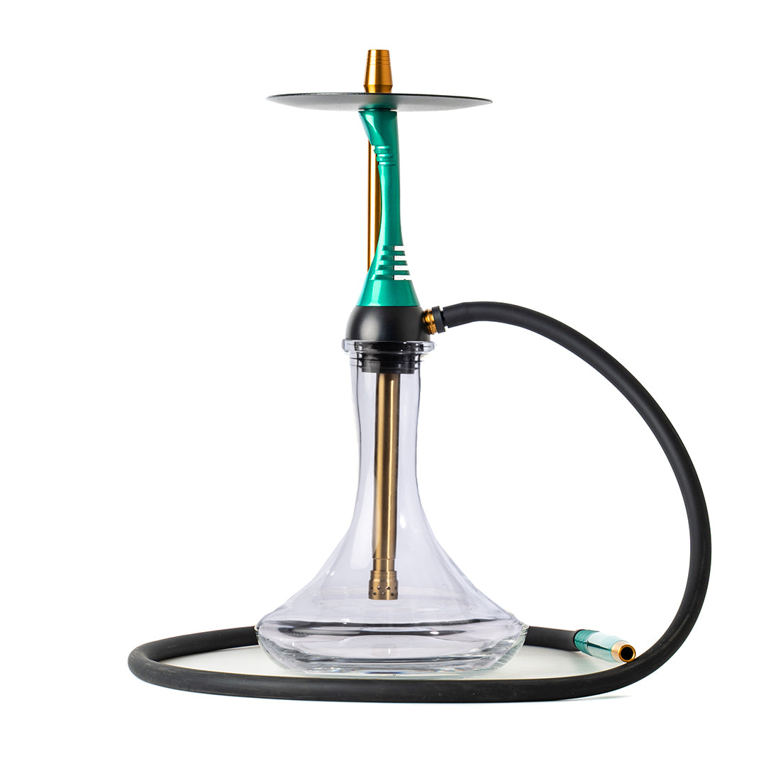 Buy Alpha MS Hookah - Green | Best Selling Shisha – shopdop.in