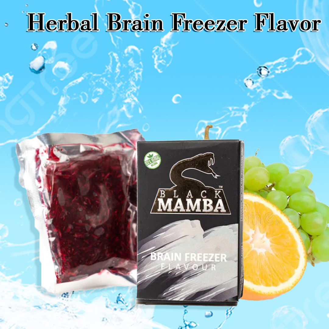 Buy Black Mamba Herbal Brain Freezer Hookah Flavor - 50g – shopdop.in