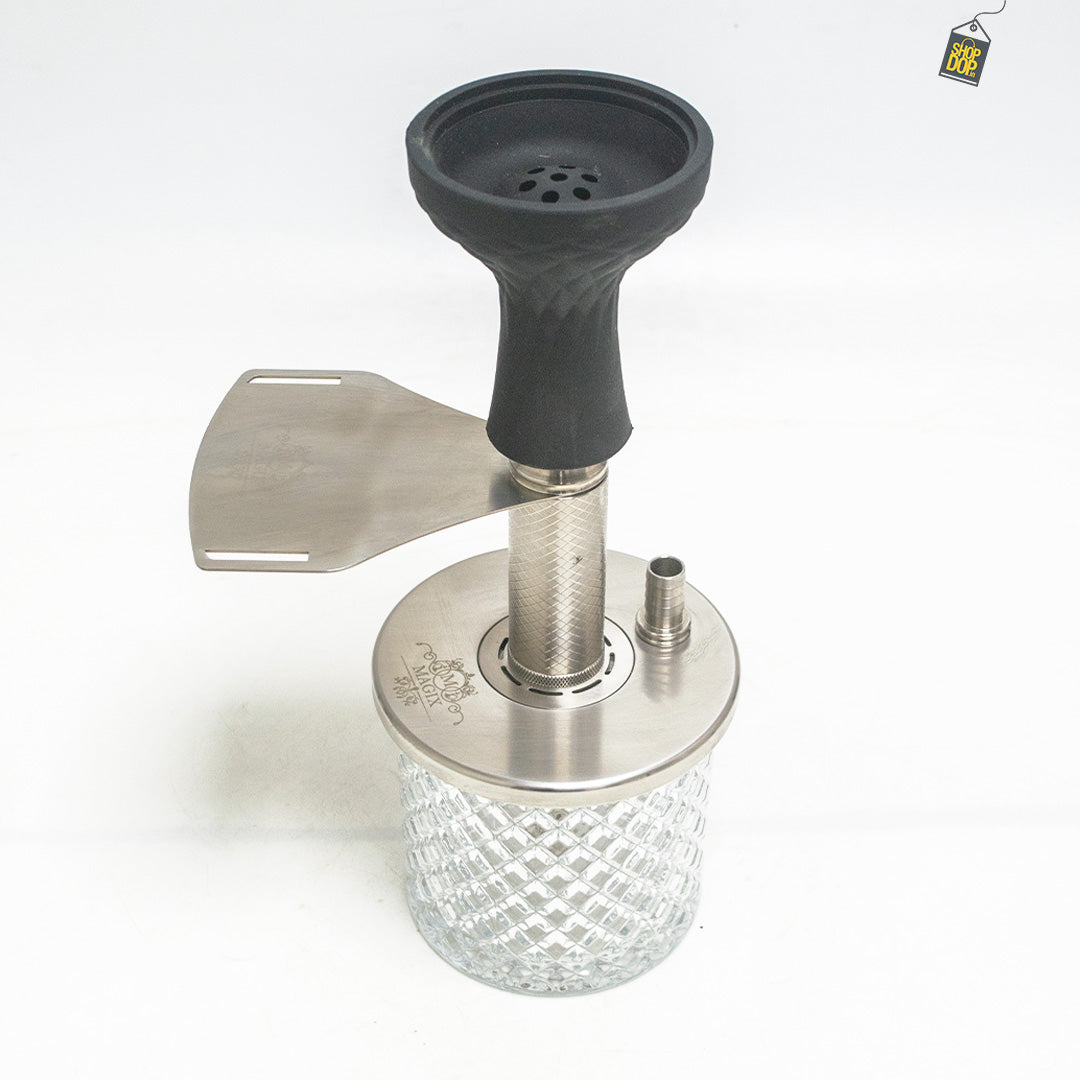 Buy Magix Gravity Hookah - Stainless Steel with Glass Base – shopdop.in