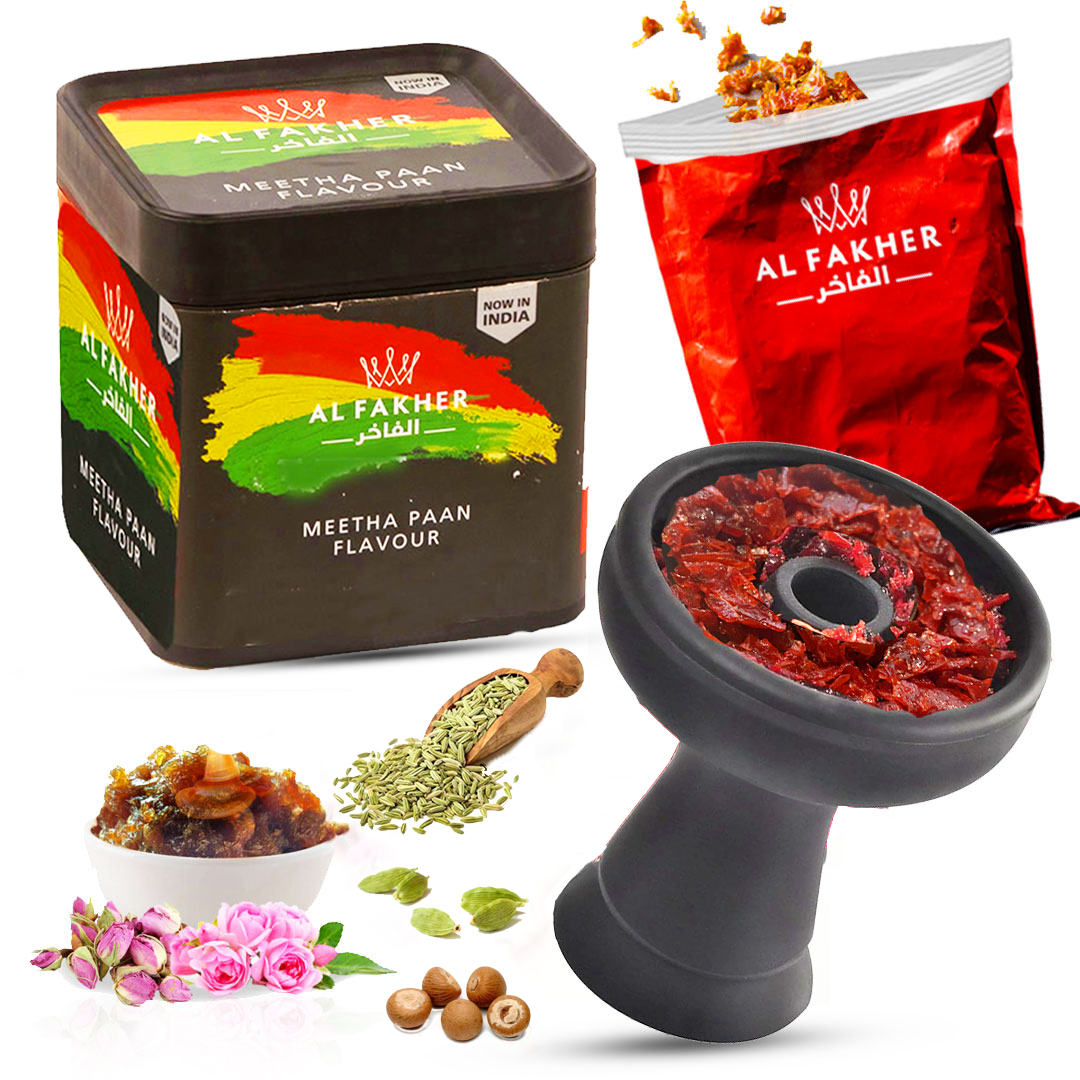 Buy Al Fakher Meetha Paan Hookah Flavor - 1kg Bucket – shopdop.in