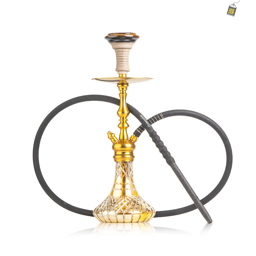 Buy COCOYAYA Simba Hookah - Golden (Gold Base) – shopdop.in