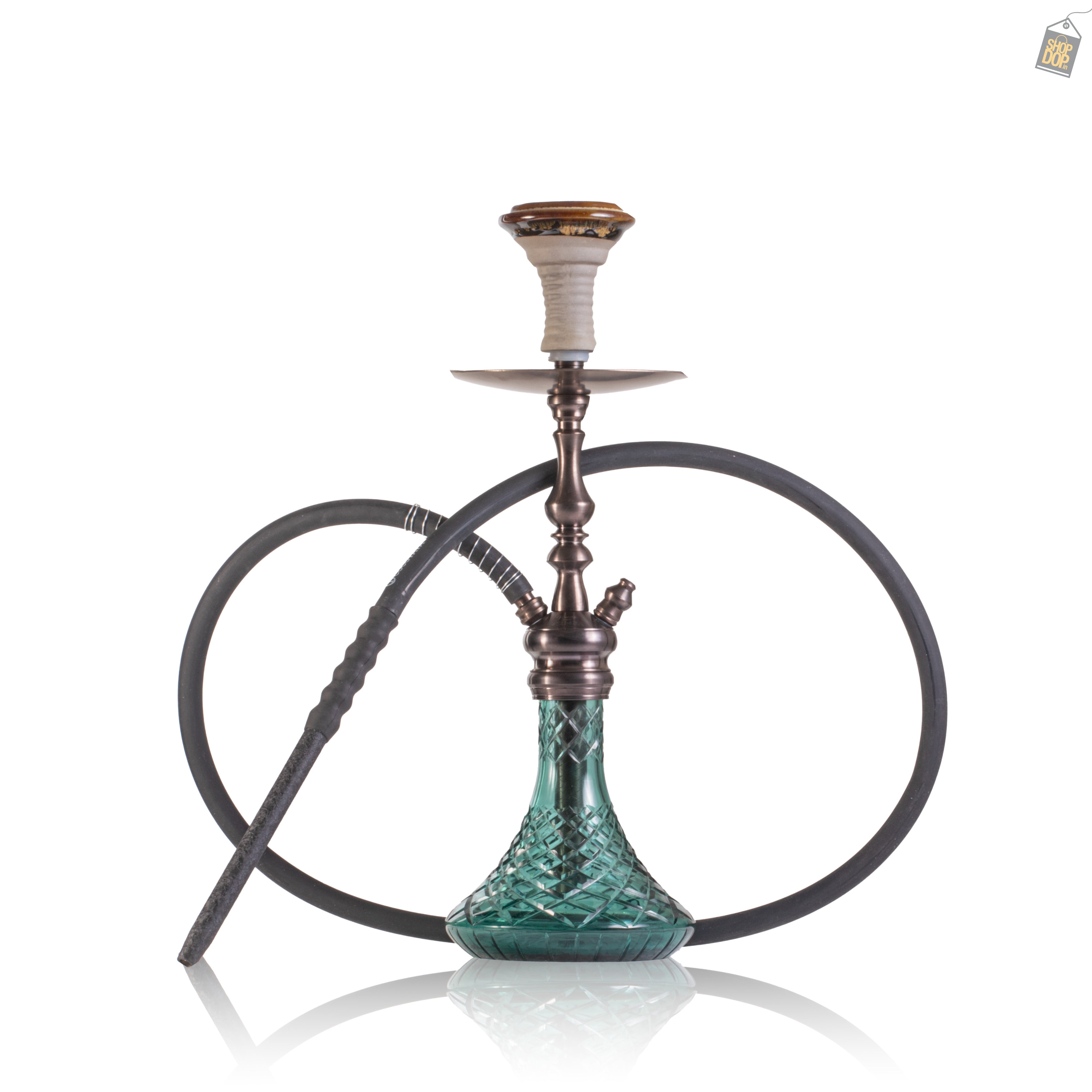 Buy COCOYAYA Simba Hookah - Bronze Stem / Aqua Base – shopdop.in