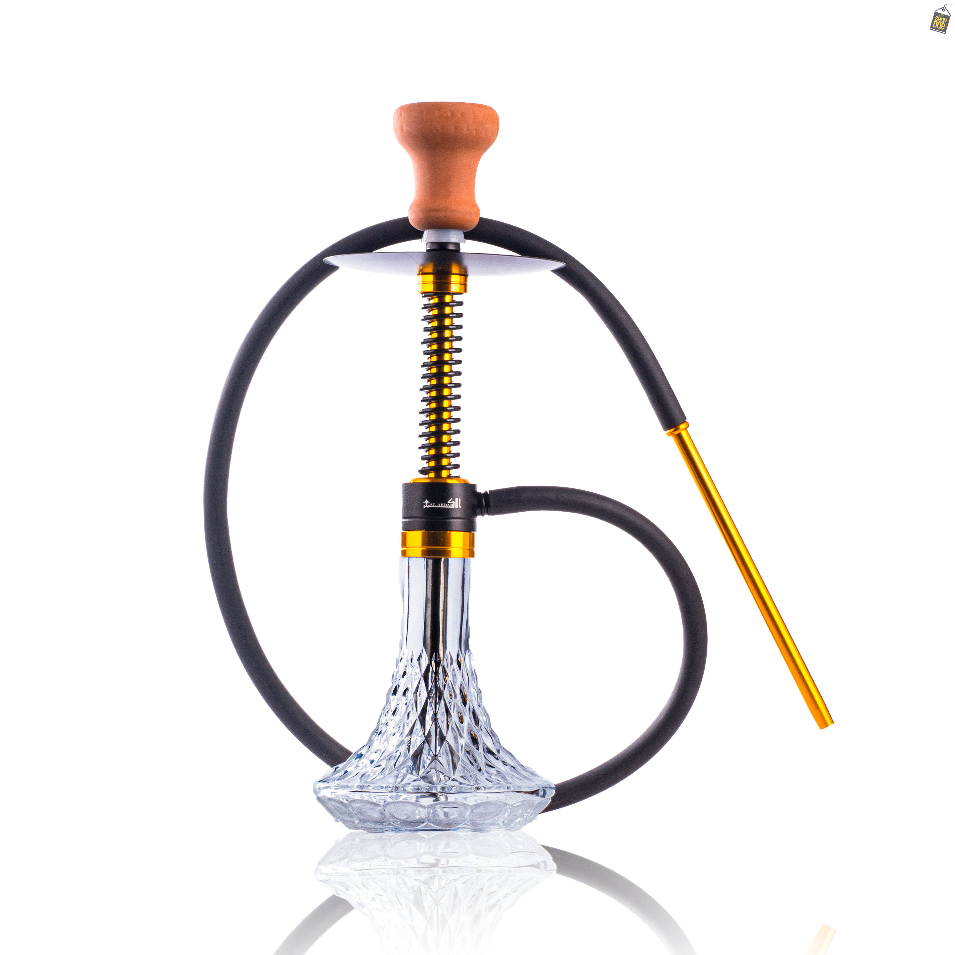 Buy Springo Hookah - Gold | Al Akbar Shisha – shopdop.in