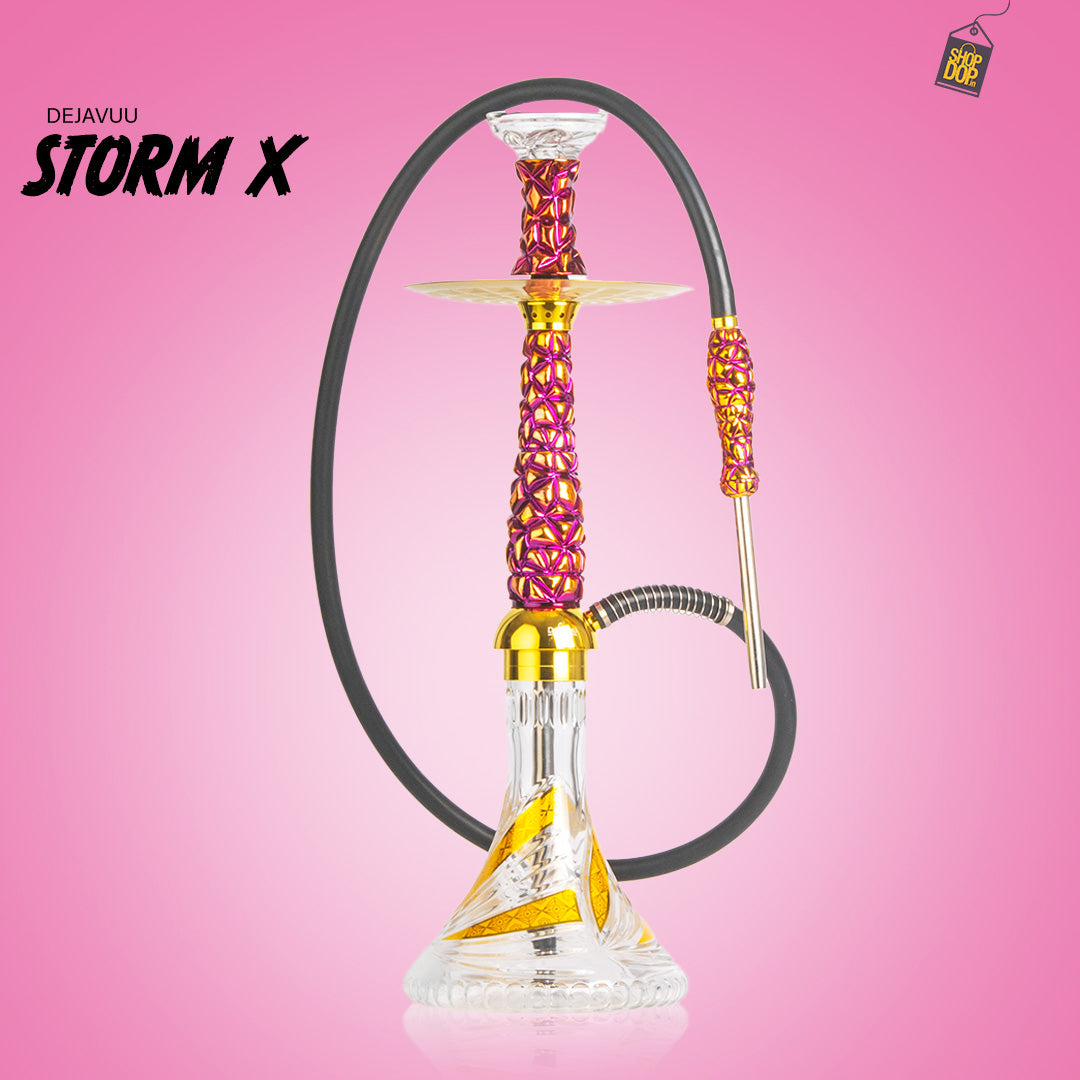 Buy Storm X Hookah - Purple | Dejavuu Shisha – shopdop.in