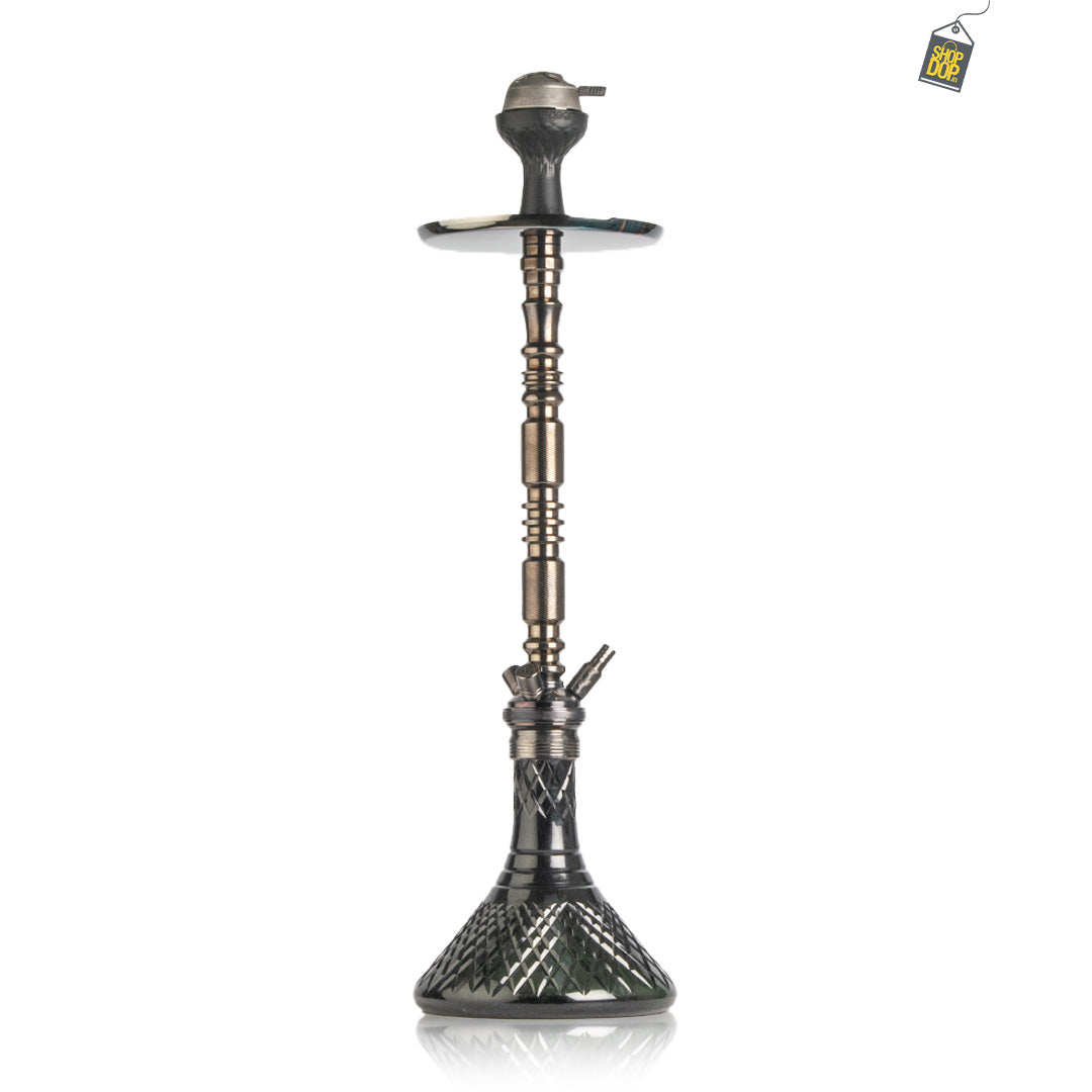 Buy VG France Sultan Evans Hookah with 2 Bags - Black Base / Black Stem ...