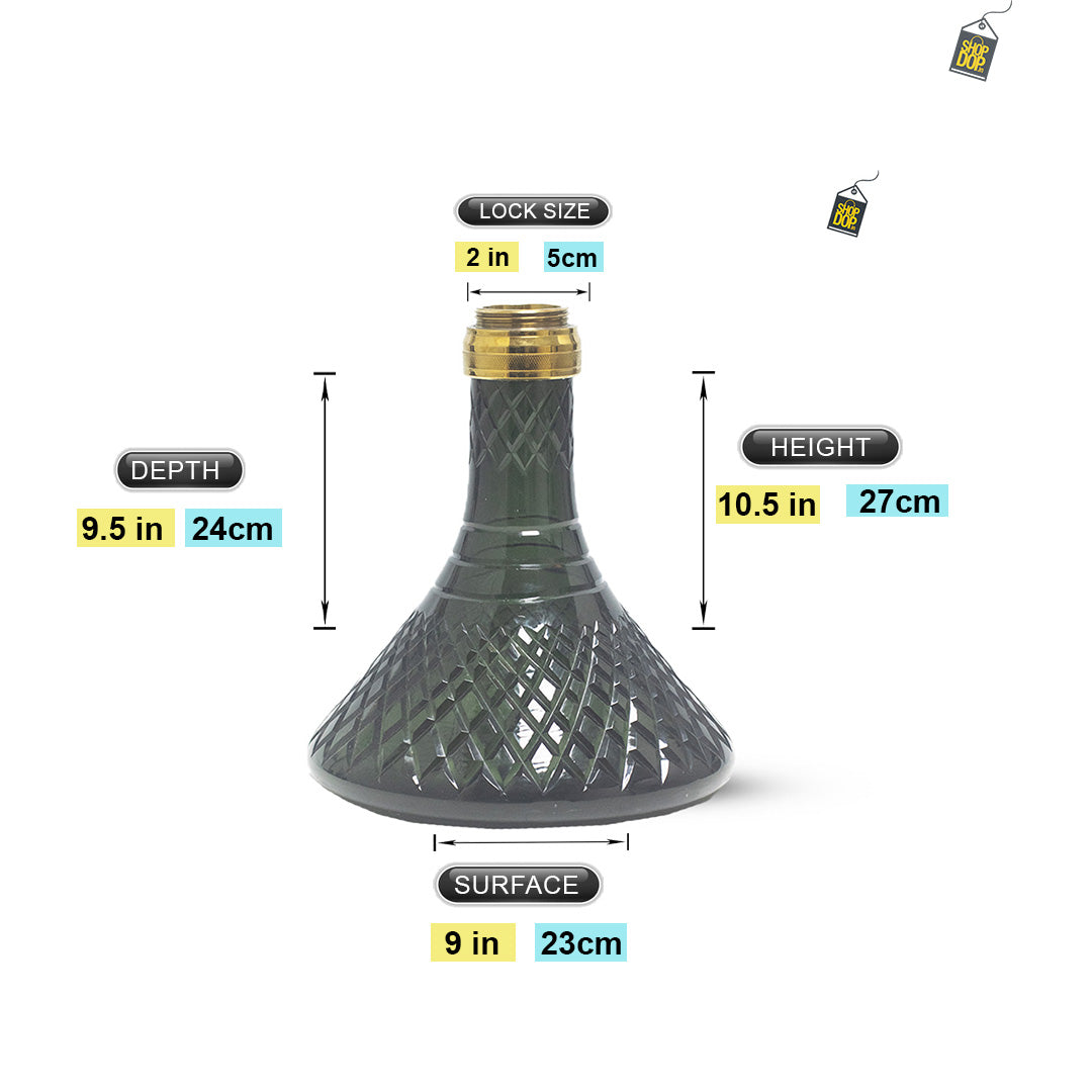 Buy VG France Sultan Hookah - Replacement Base Only with Lock (Black ...