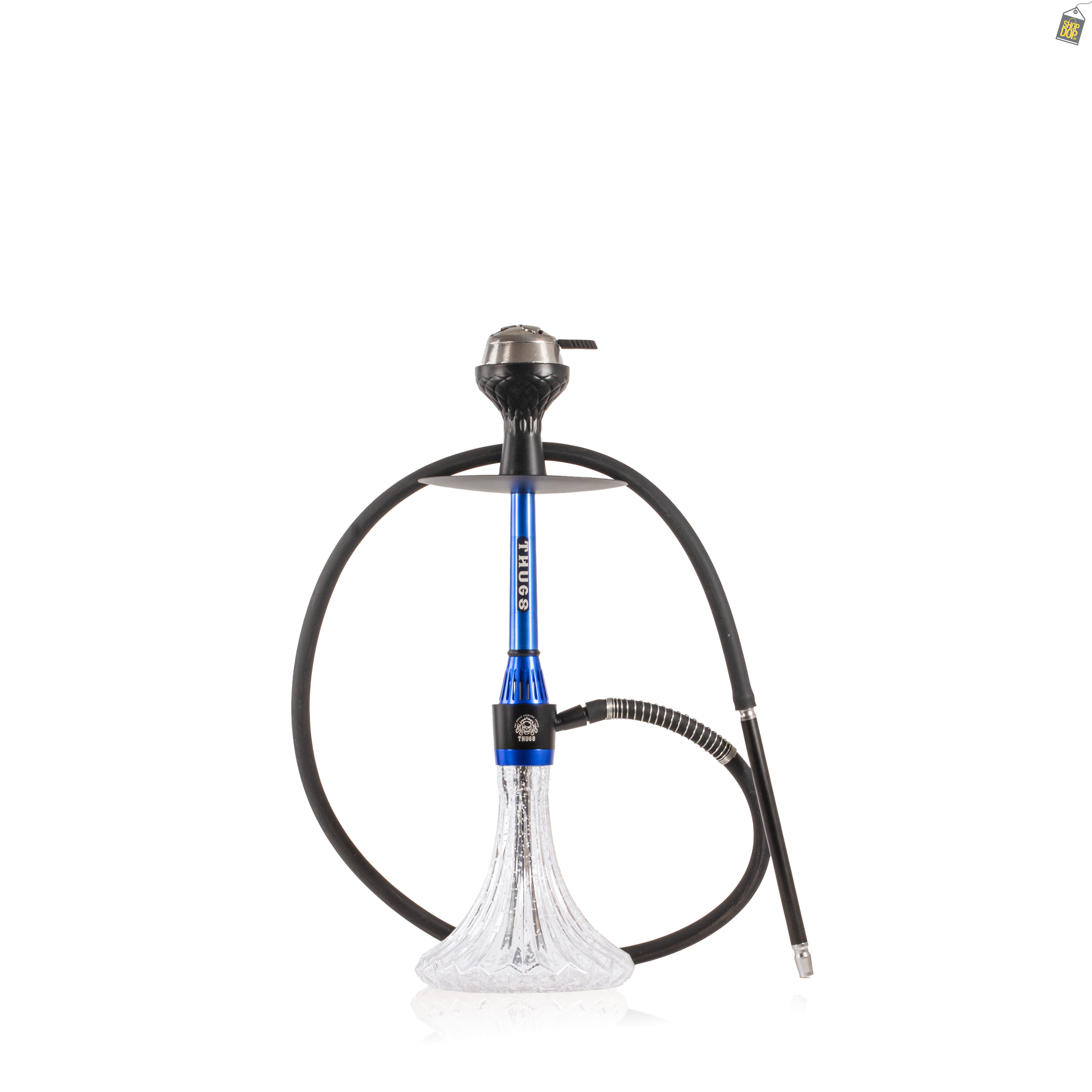 Buy Hevil Hookah with Radium Base - Blue | Thugs Shisha – shopdop.in
