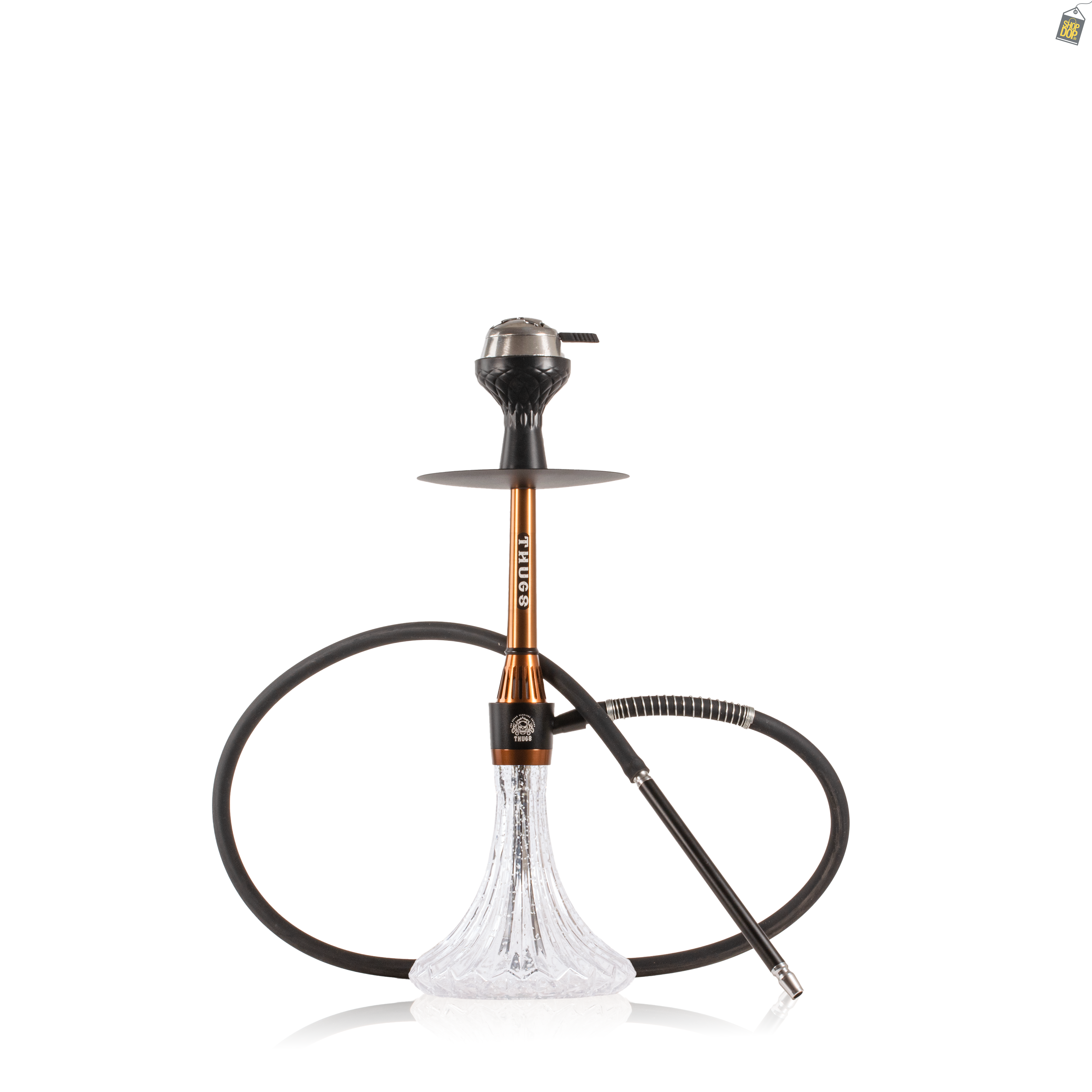 Buy Hevil Hookah with Radium Base - Coffee | Thugs Shisha – shopdop.in