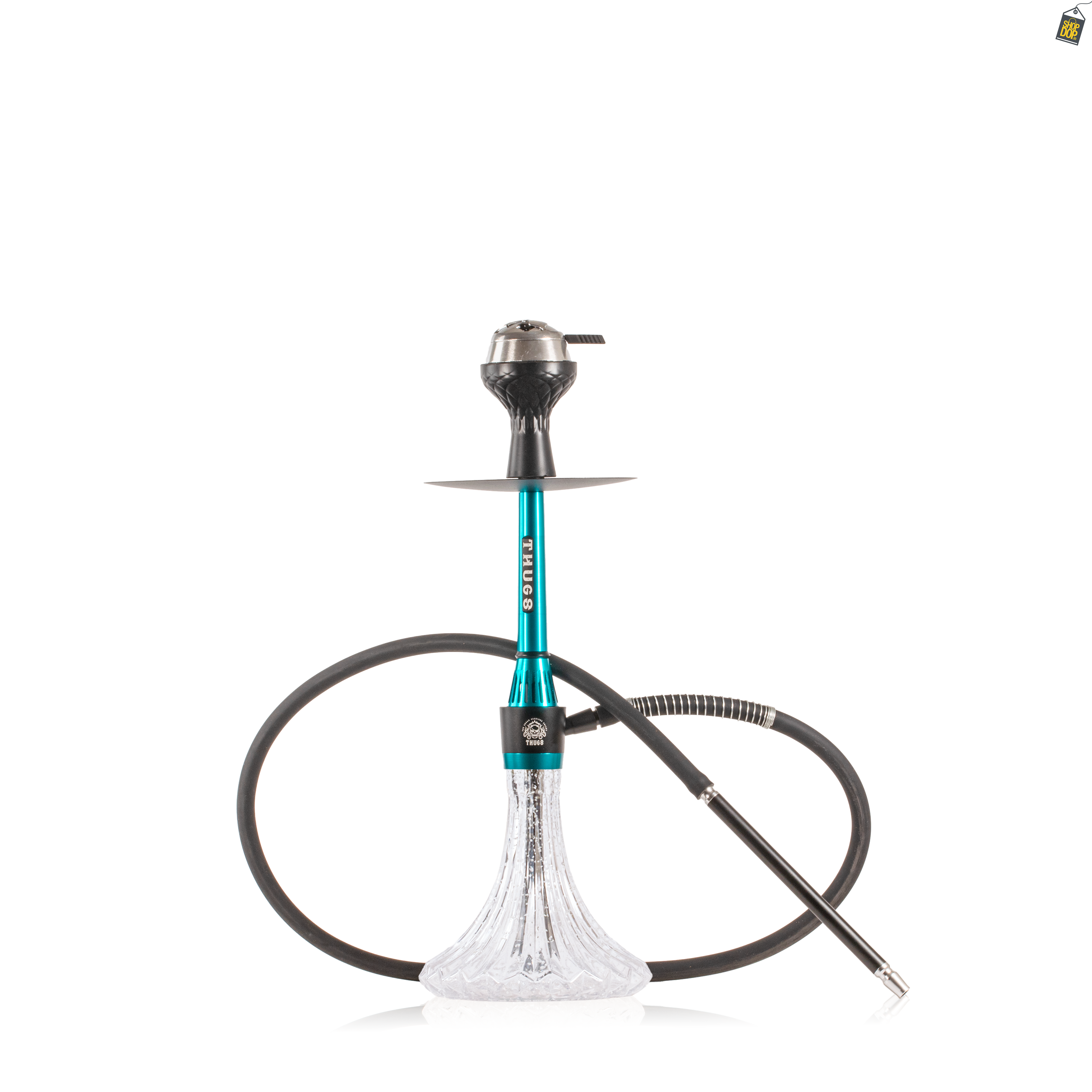 Buy Hevil Hookah with Radium Base - Green | Thugs Shisha – shopdop.in