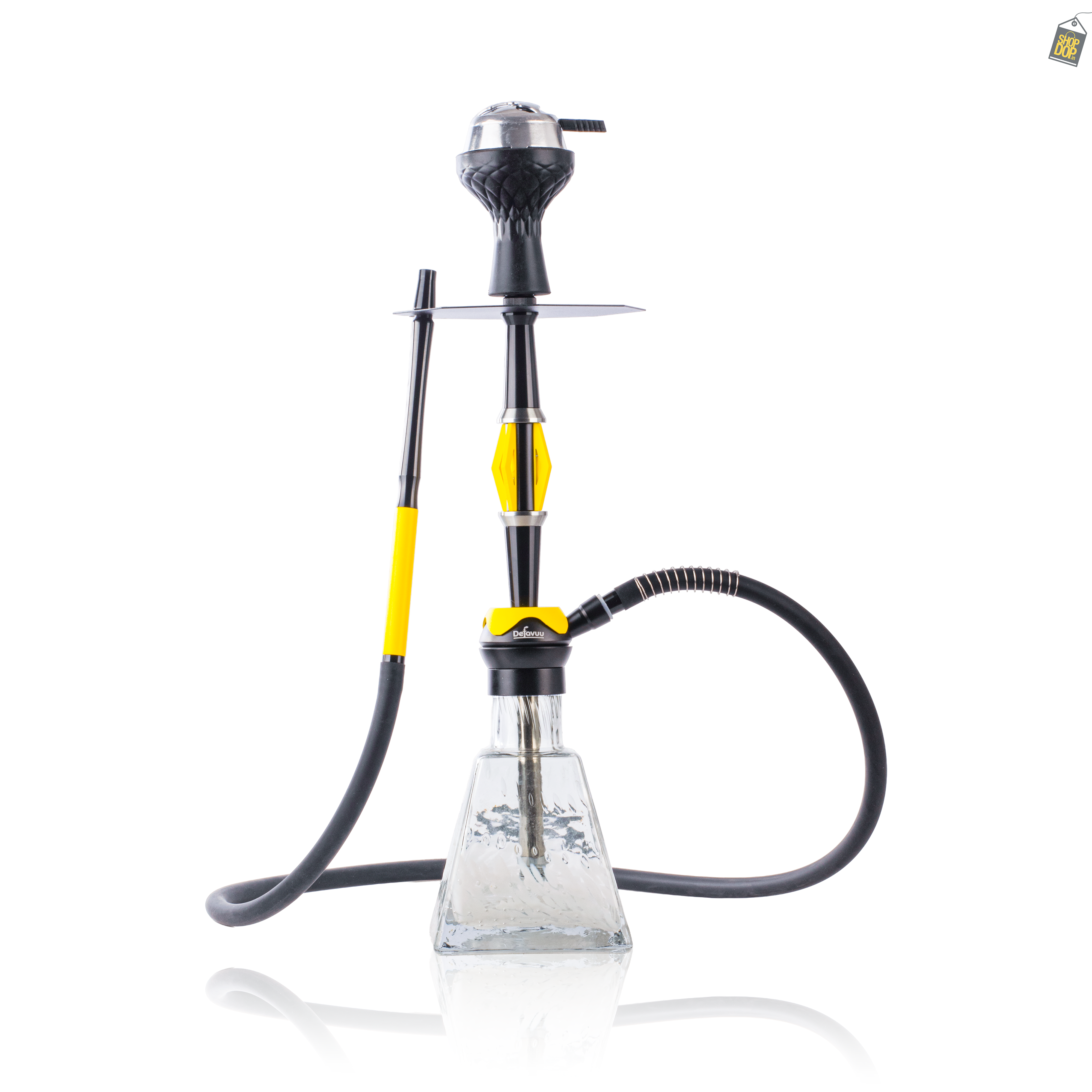 Buy Pyramid Hookah - Yellow | Dejavuu Shisha's – shopdop.in