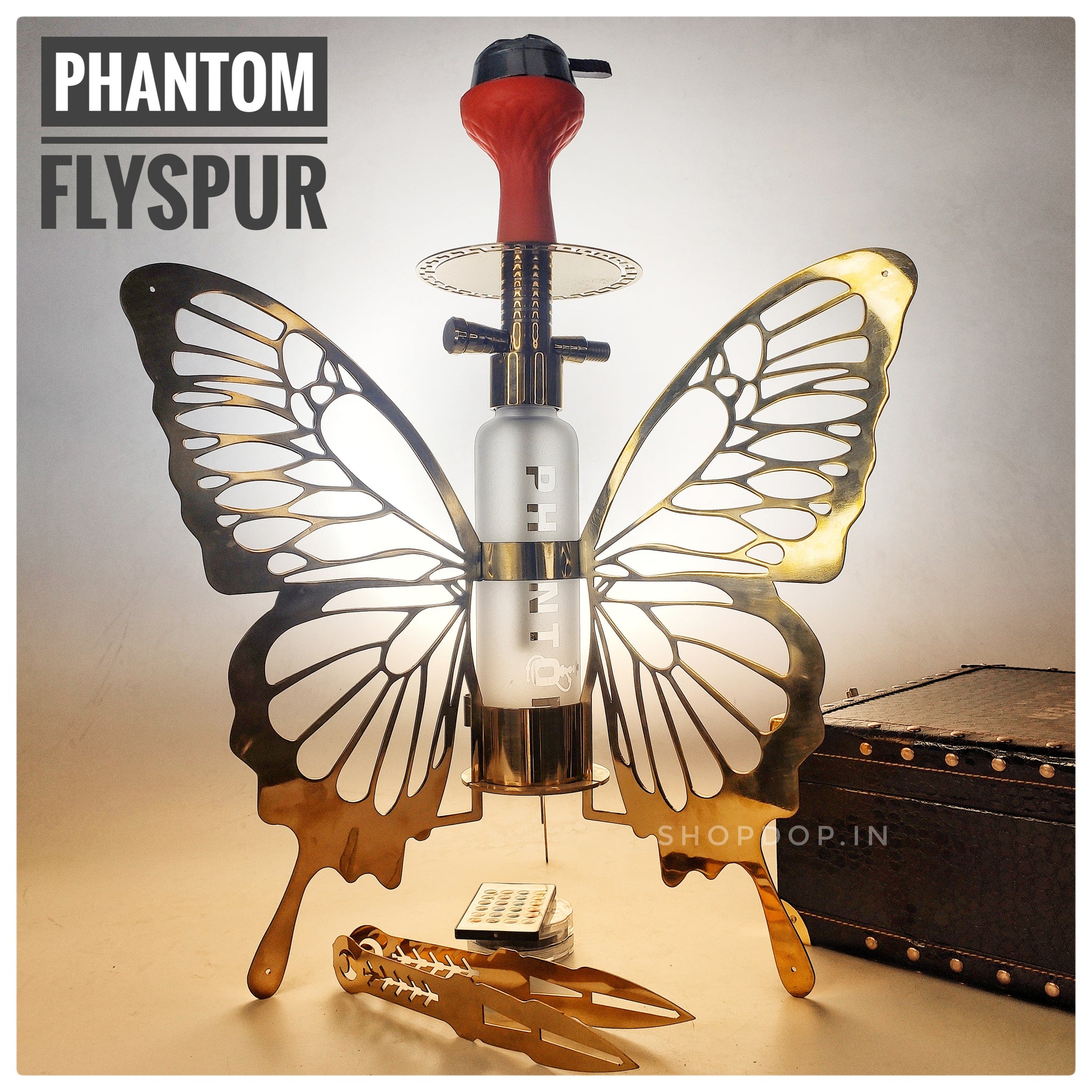 Designer Phantom Hookah with Suitcase – shopdop.in