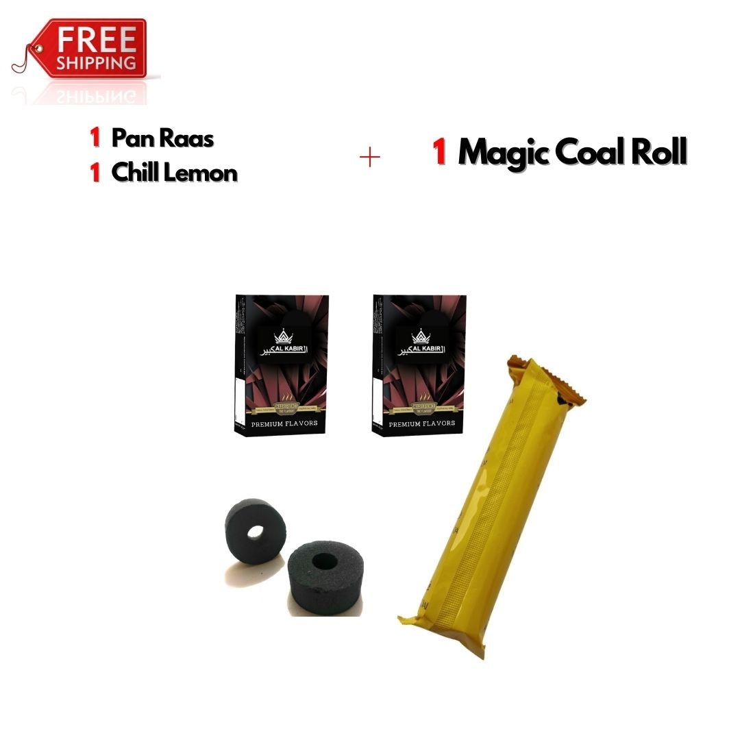 Buy Combo 2 Hookah Flavors Pack + 1 Magic Coal Roll (10 Discs ...