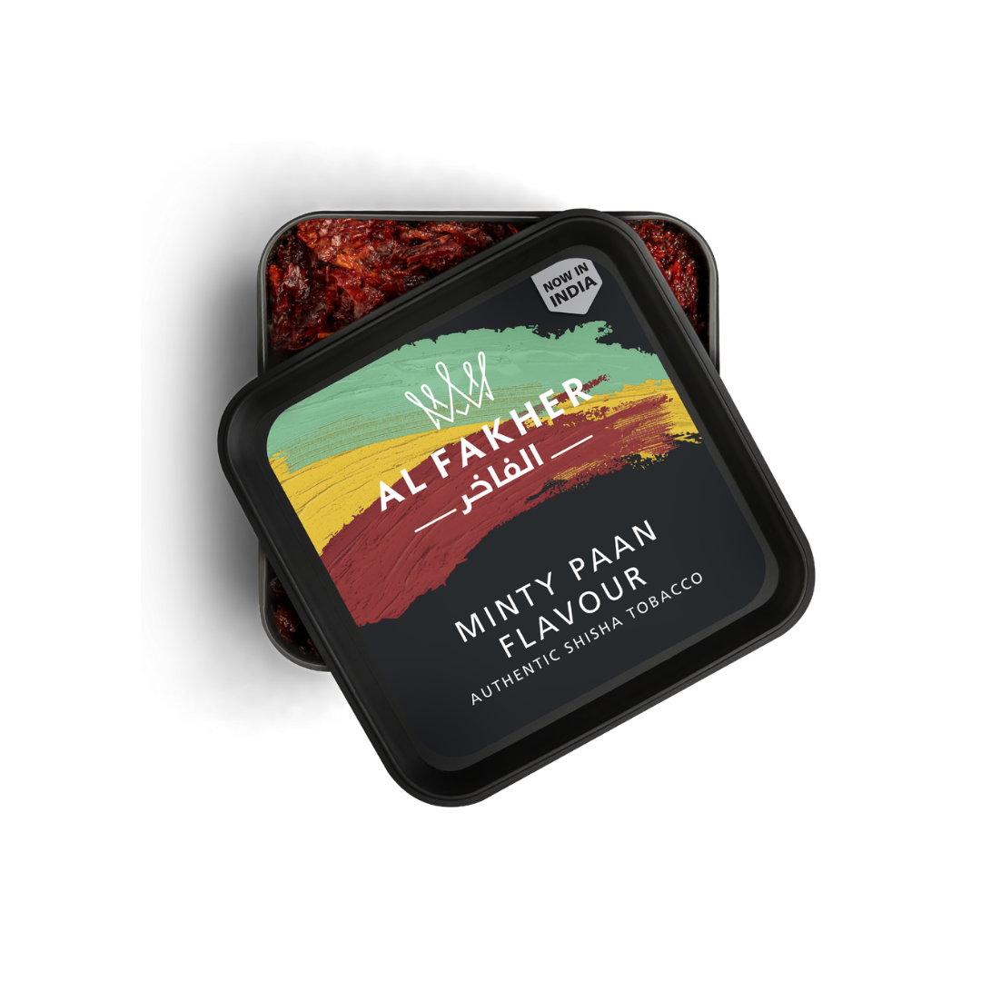 Buy Al Fakher Minty Paan Hookah Flavor - 1kg Bucket – shopdop.in