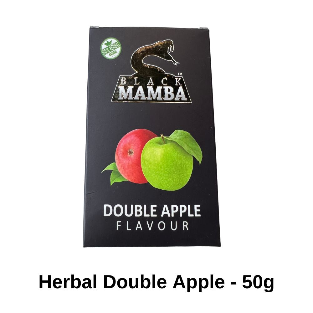 Buy Black Mamba Herbal Double Apple Hookah Flavor - 50g – shopdop.in