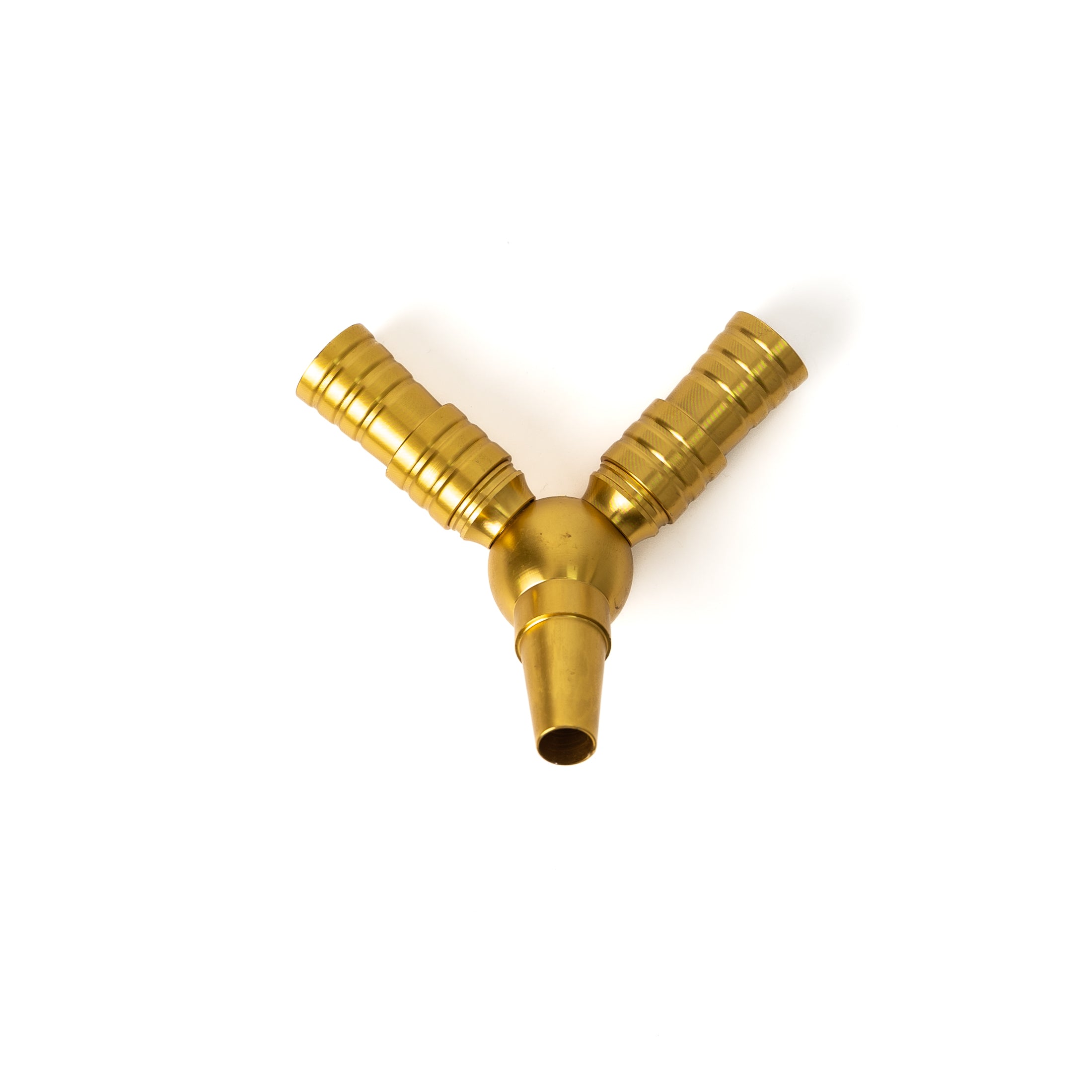 Dual Pipe Extension (Connector) for Hookah Pipe - Golden – shopdop.in