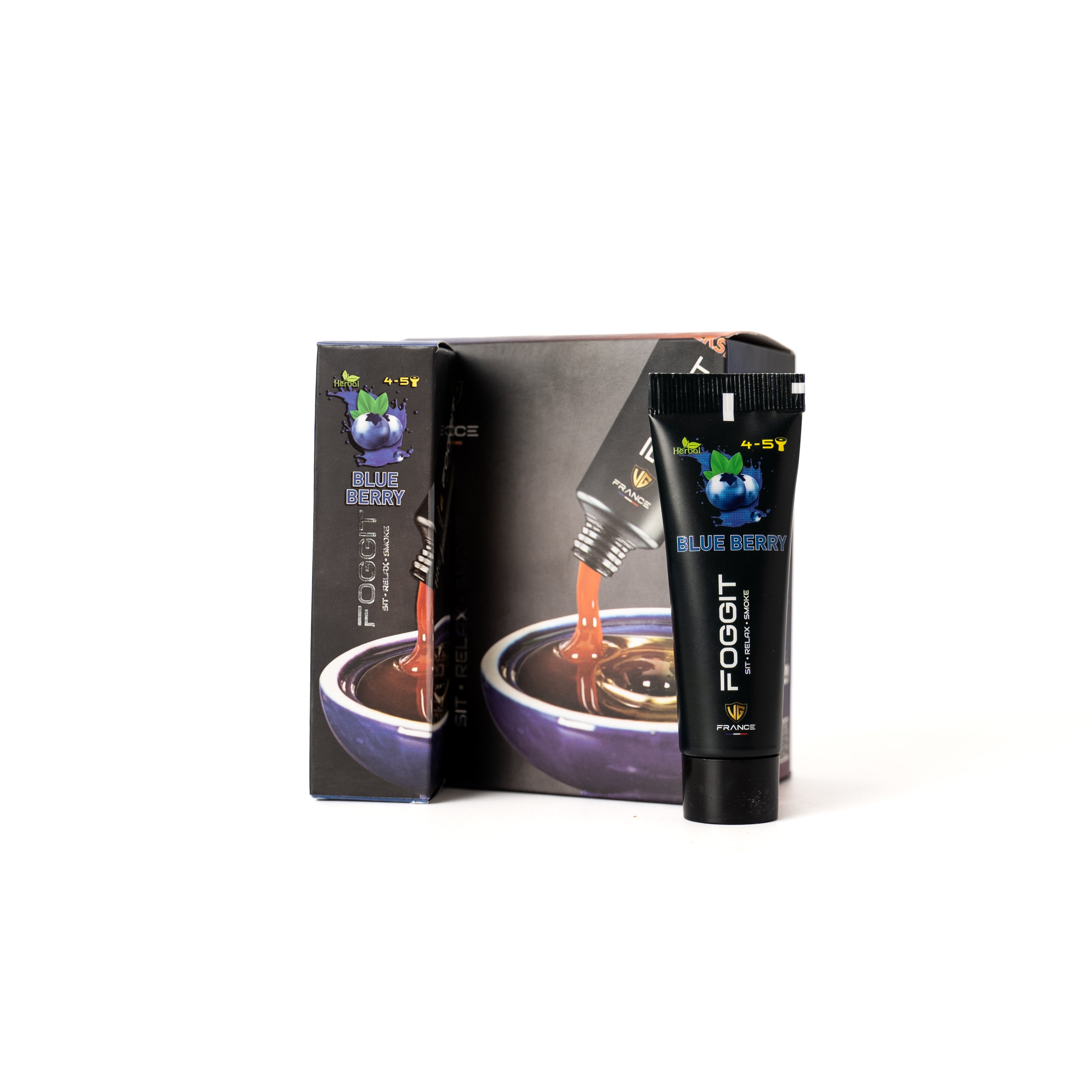 Buy Foggit Herbal Blue Berry Hookah Paste - Cream - 50g – shopdop.in